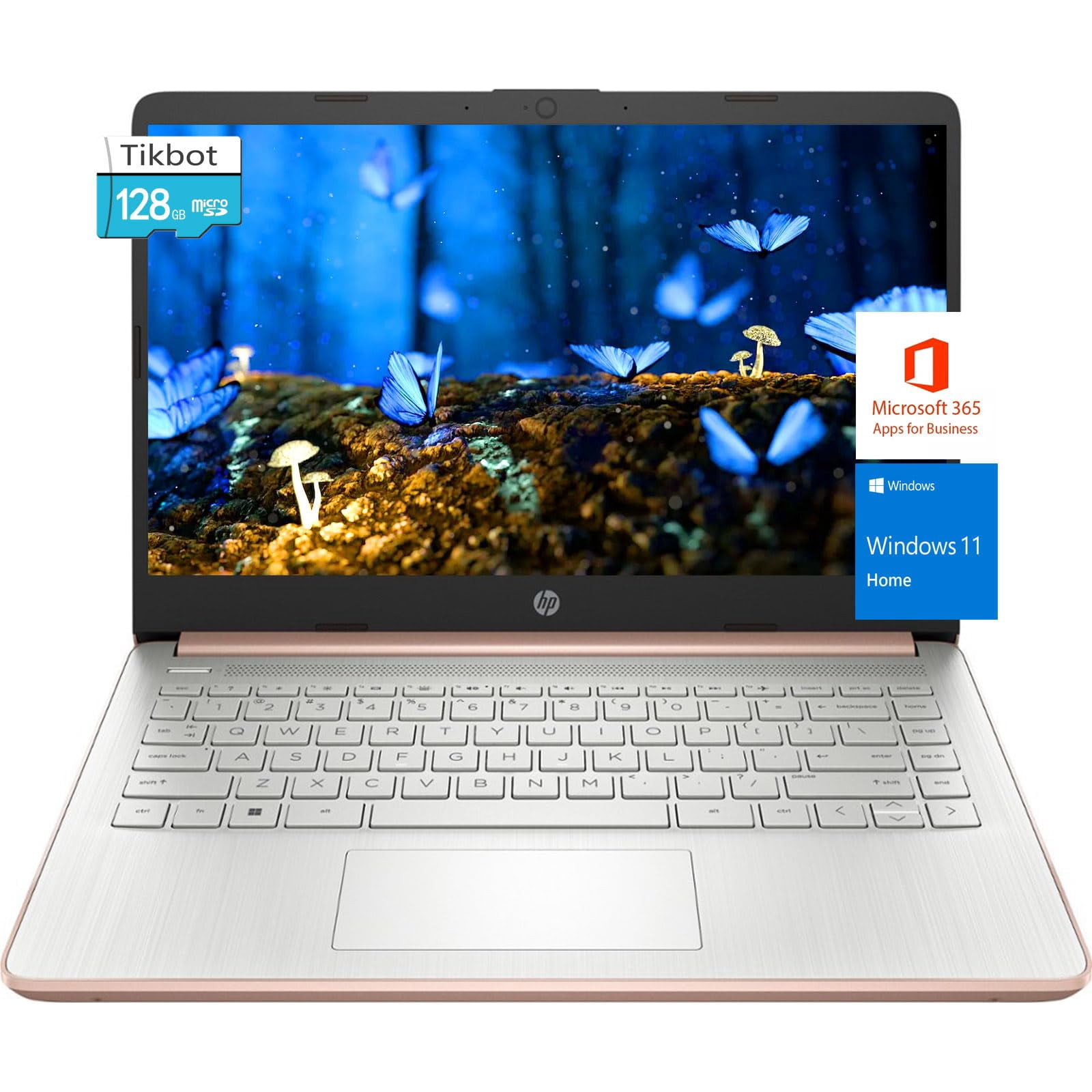 HP-Laptops 14inch-Rose Gold Windows 11-32GB RAM - 192GB Storage ...