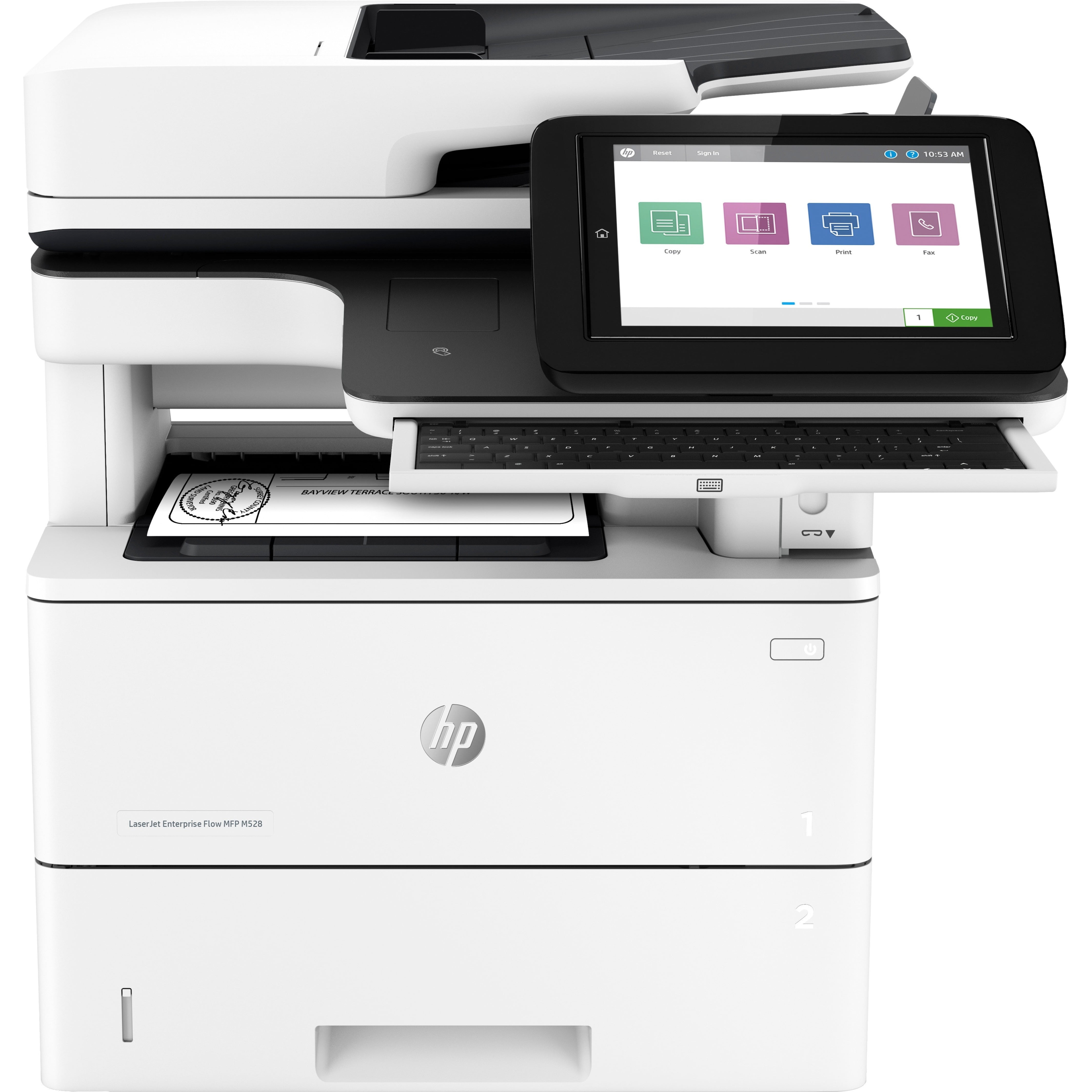 HP LaserJet Enterprise M528 M528c Laser Multifunction Printer ...