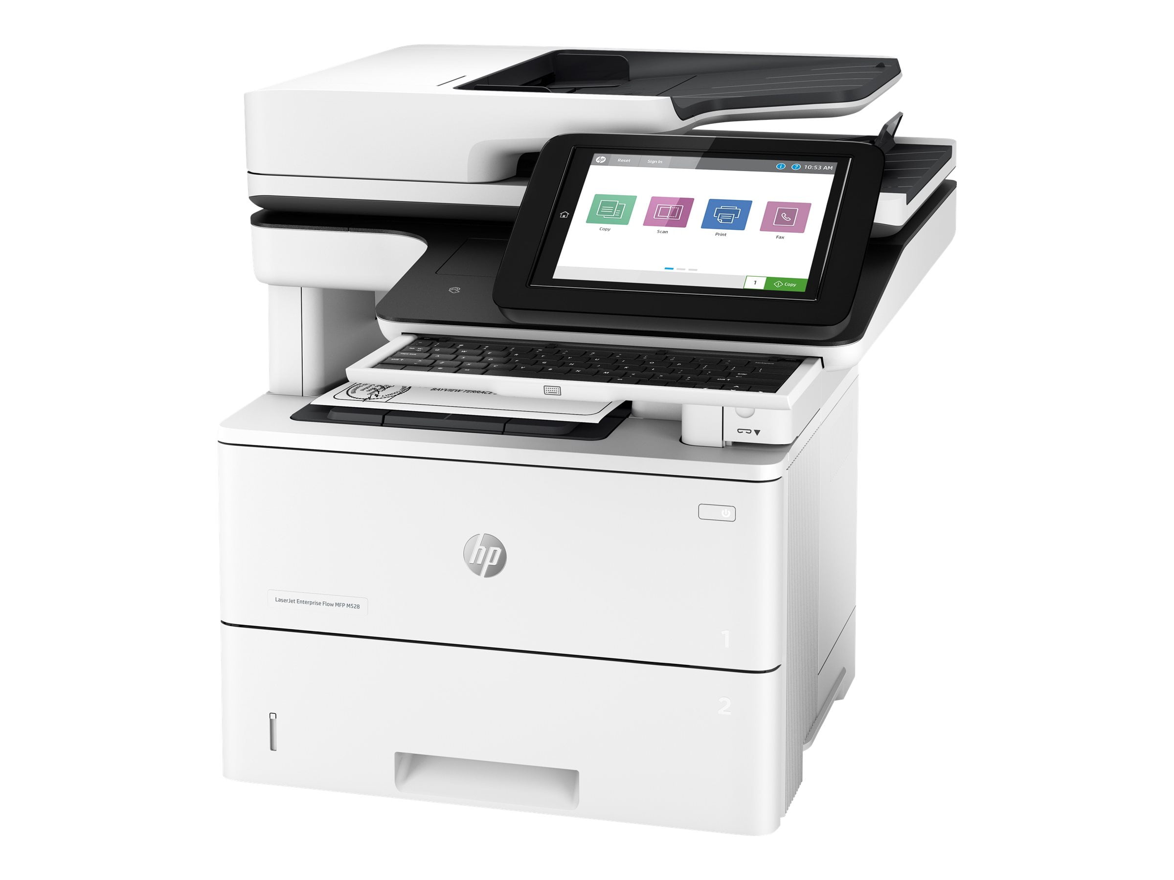 HP LaserJet Enterprise Flow MFP M528c - Multifunction printer - B/W ...