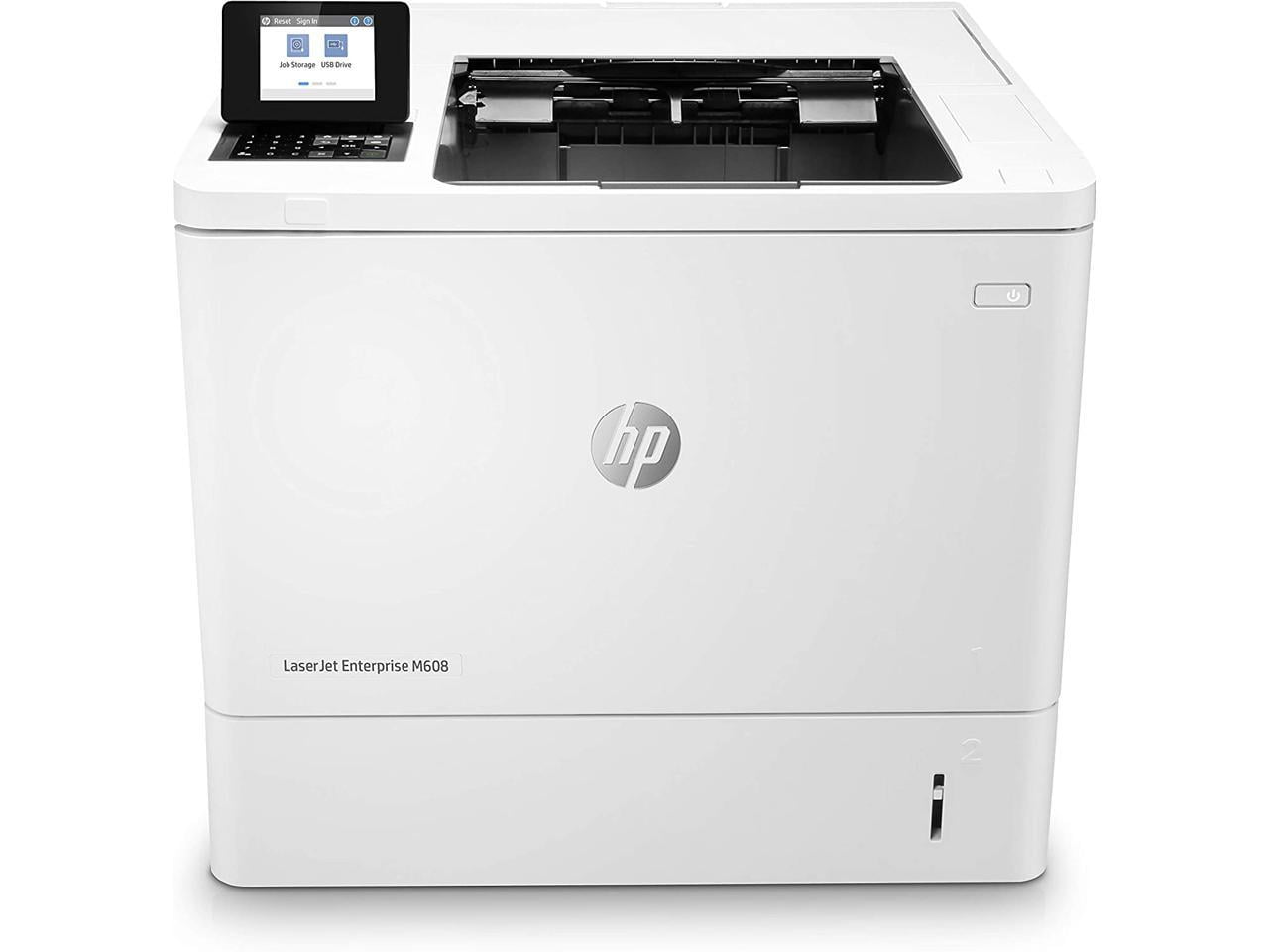 HP LaserJet Enterprise M608n Monochrome Laser Printer with built-in ...