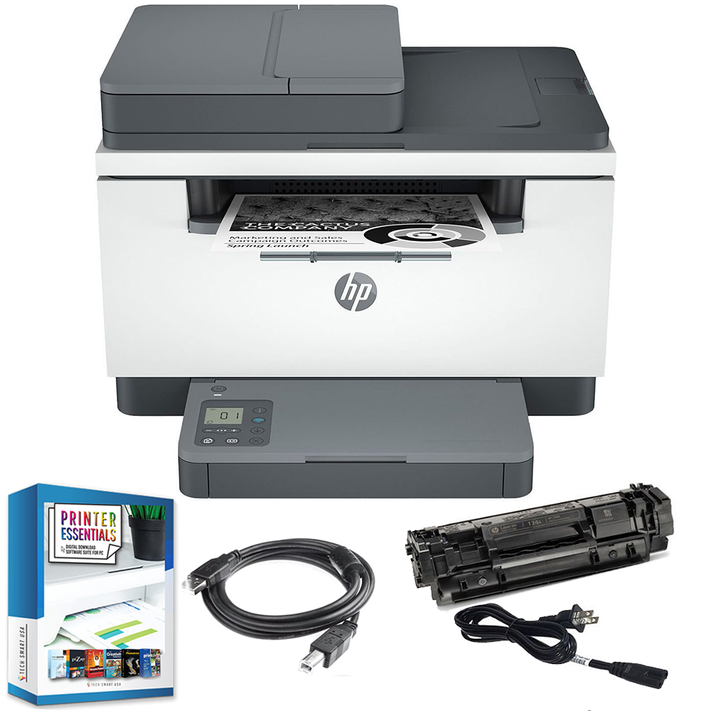 HP LaserJet M234sdw Wireless Black-and-White Laser Printer, White ...