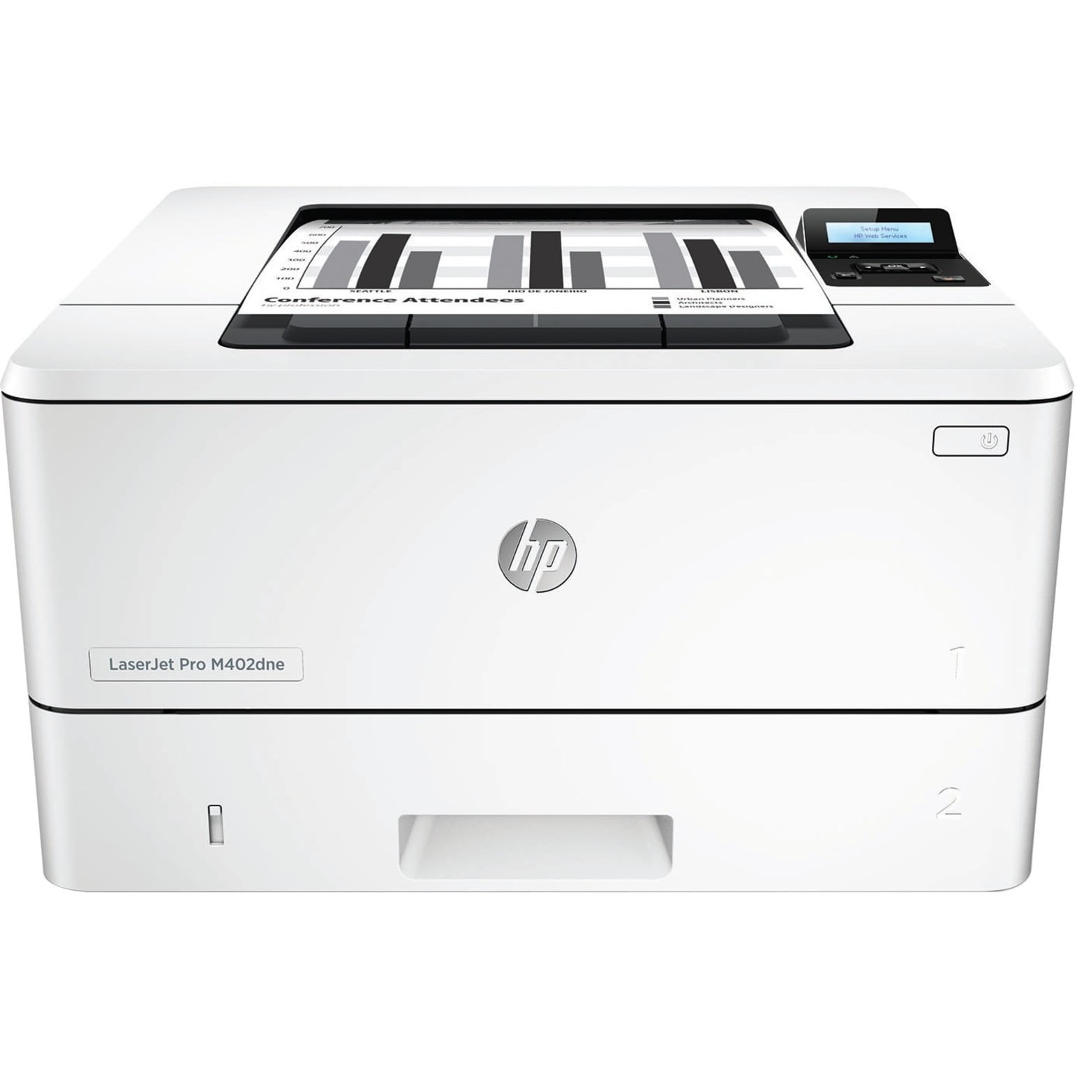 HP LaserJet Pro M402dne Desktop Laser Printer, Monochrome - Walmart.com