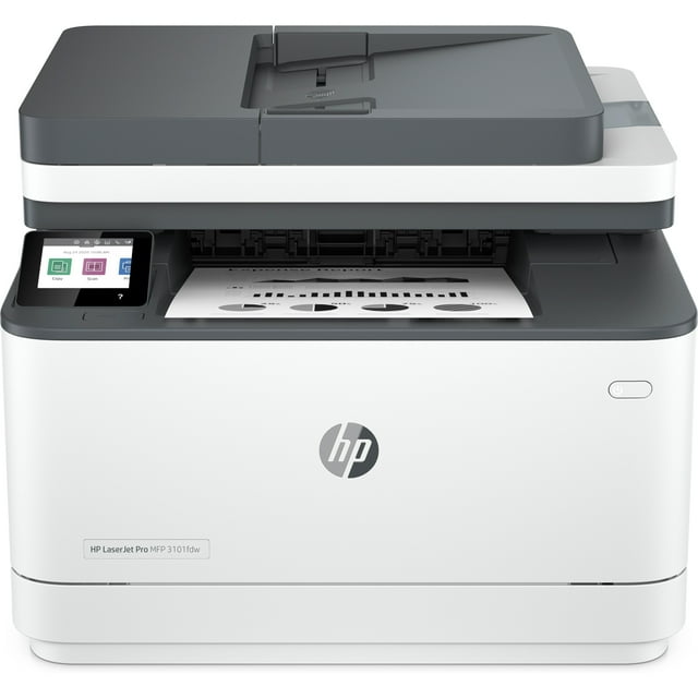 HP LaserJet Pro MFP 3101fdw Laser Copy Machine, WiFi Scanner, Wireless ...