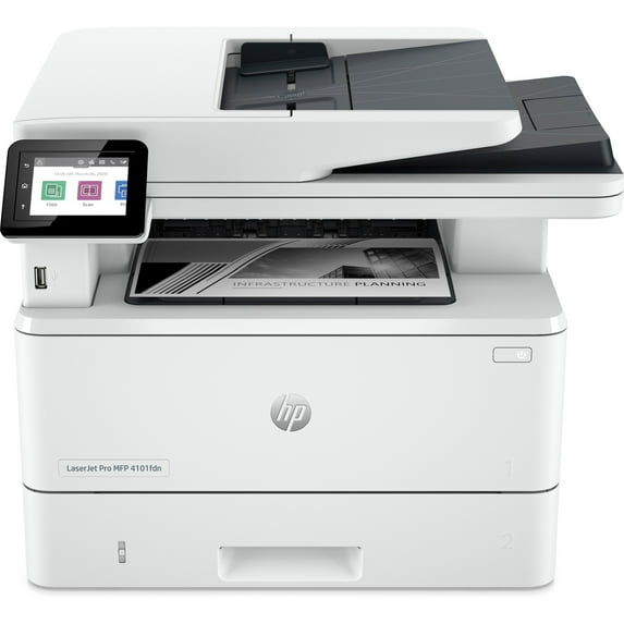 HP LaserJet Pro MFP 4101fdn Laser Copy Machine with Fax & 2 Months ...