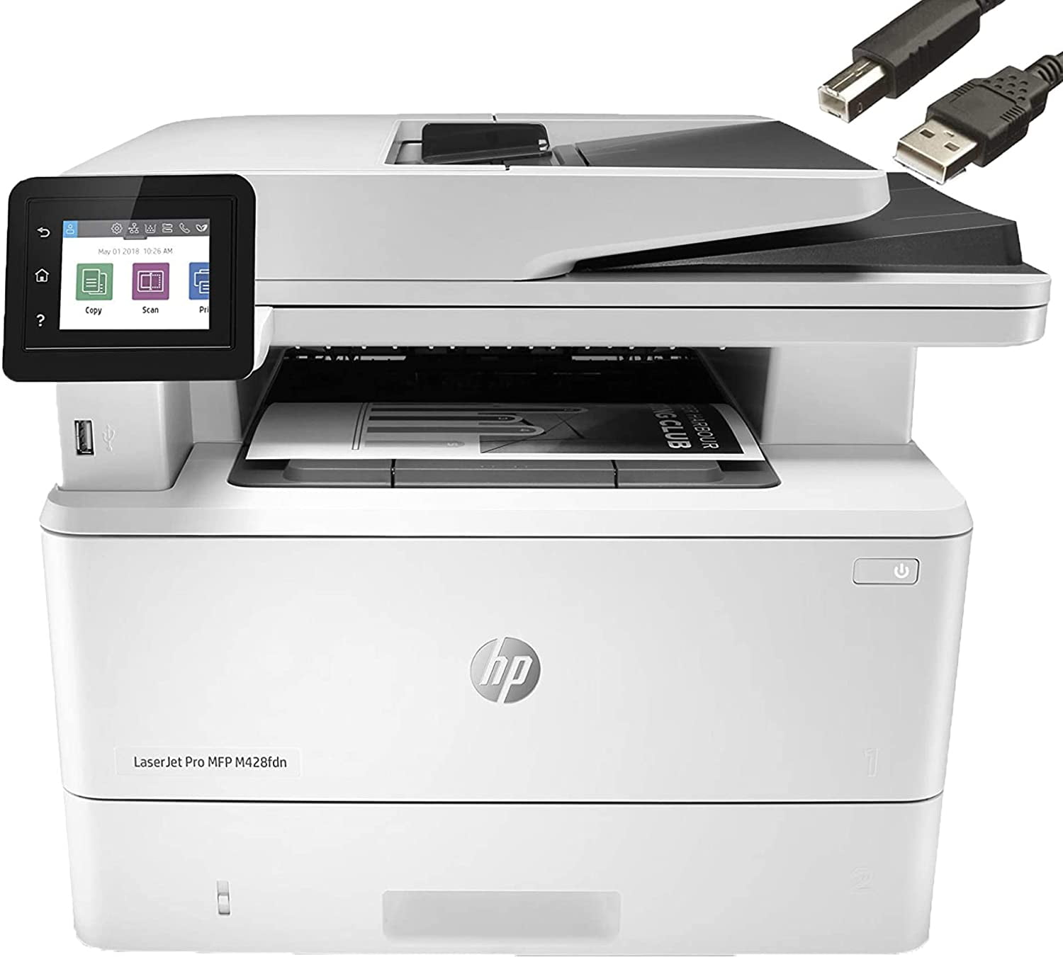 HP Laserjet Pro M428fdn Monochrome Laser Scanner, Duplex Printing, USB ...