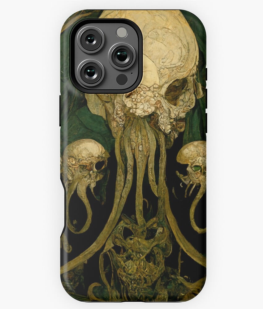 HP Lovecraft Alphonse Mucha Cthulhu Phone Case for iPhone 16 15 14 13 ...