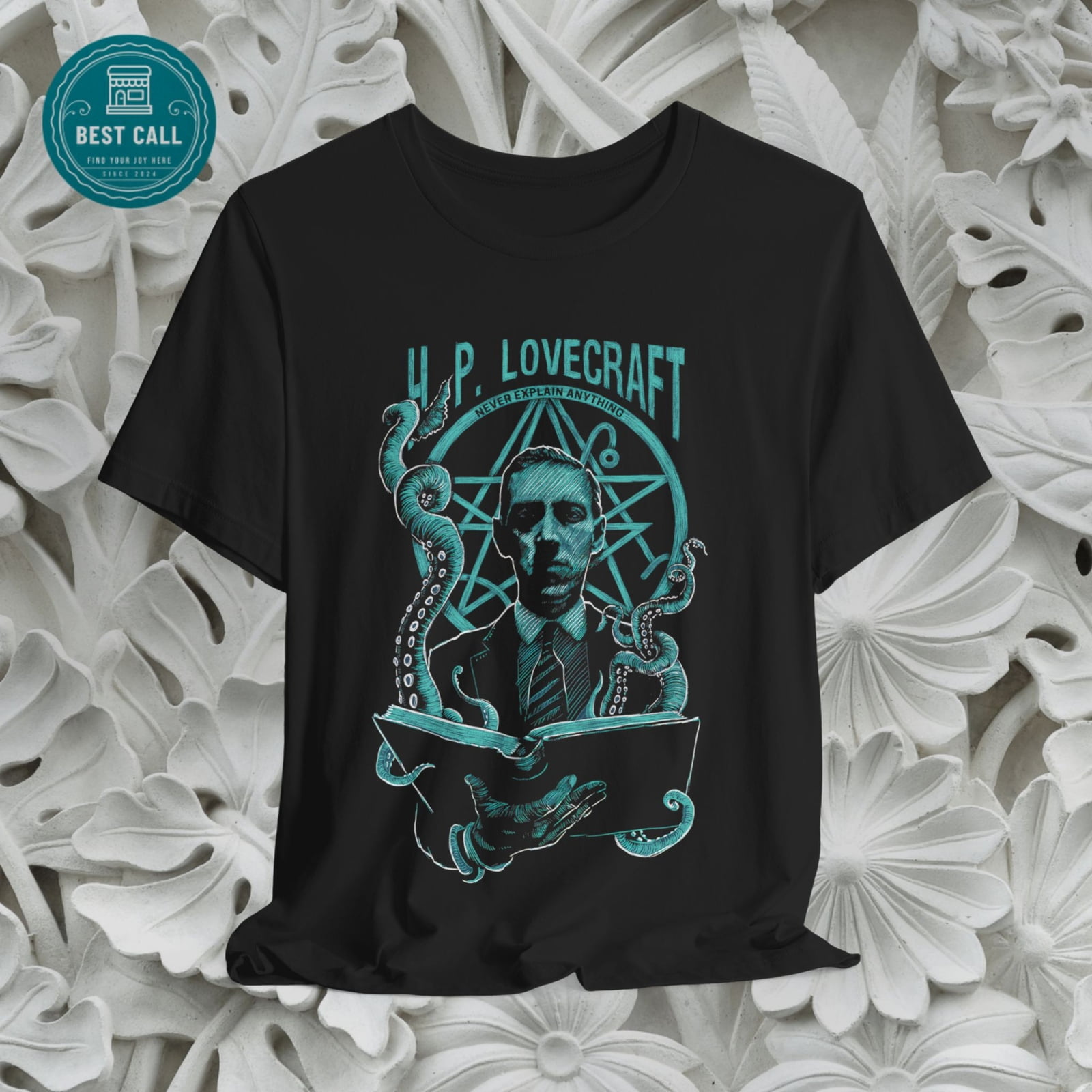 HP Lovecraft T-shirt, Cthulhu, Mythos, Horror, Lovecraftian, Call of ...