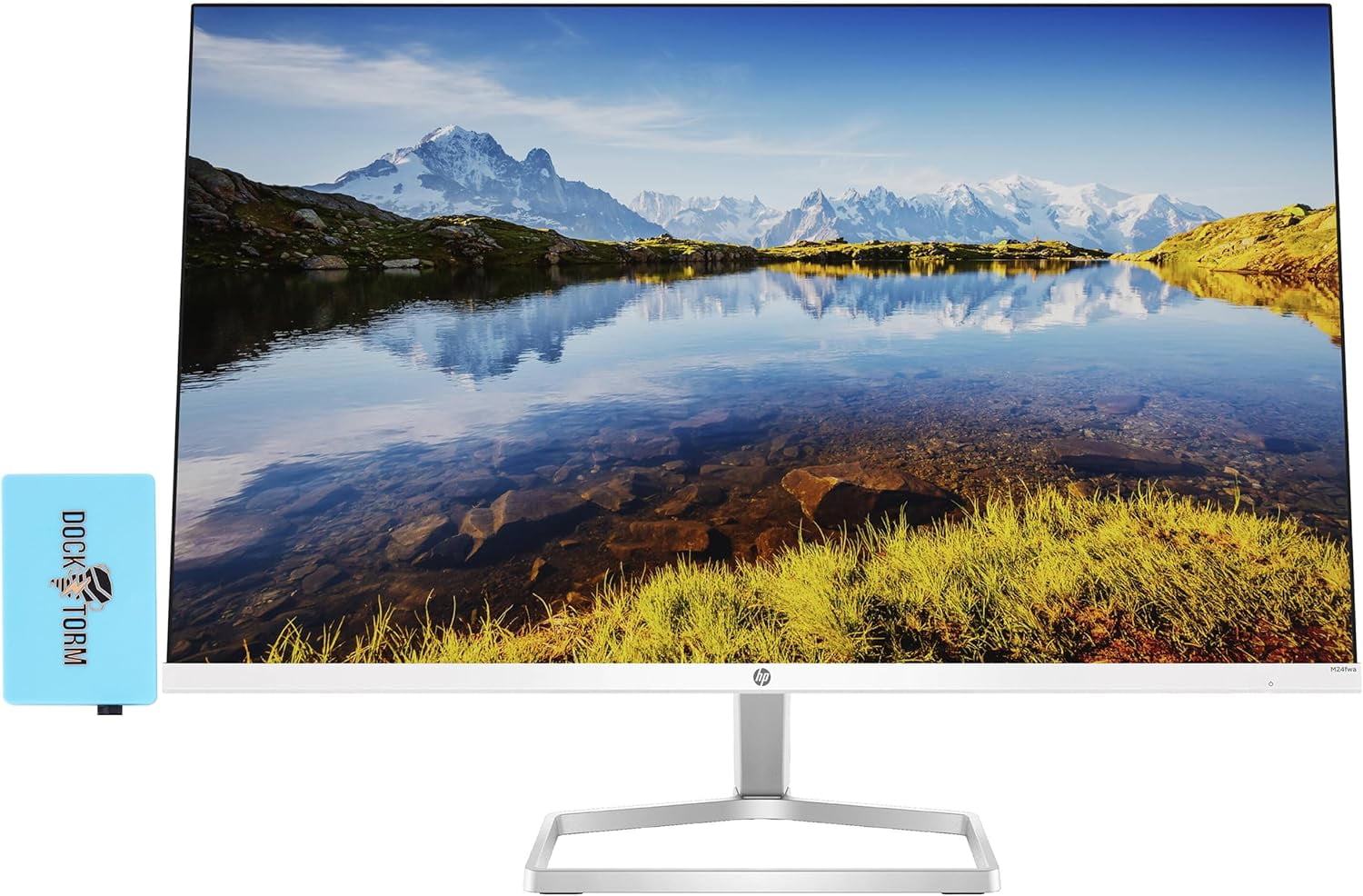 HP M24fwa FreeSync IPS Monitor 34Y22AA#ABA Bundle with Docztorm Dock ...
