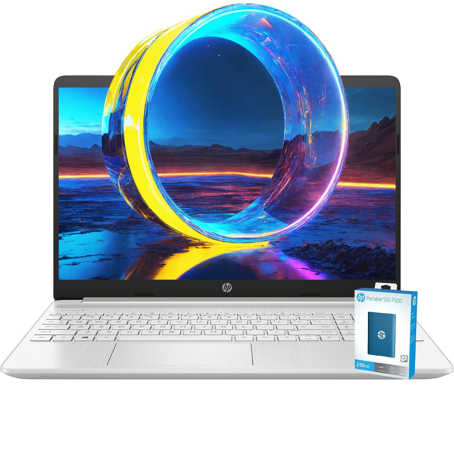 HP New 15.6" Essential Laptop, 32GB RAM, 1.2TB SSD(1TB PCIe & P500 ...