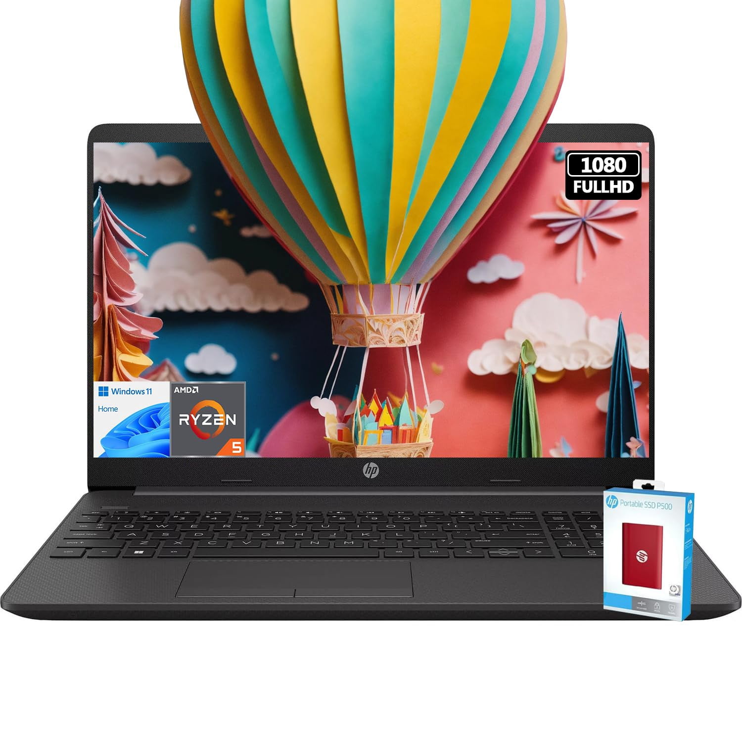 HP New 15.6" FHD G8 Laptop, 64GB RAM, 1TB SSD(512GB PCIe & P500 500GB ...