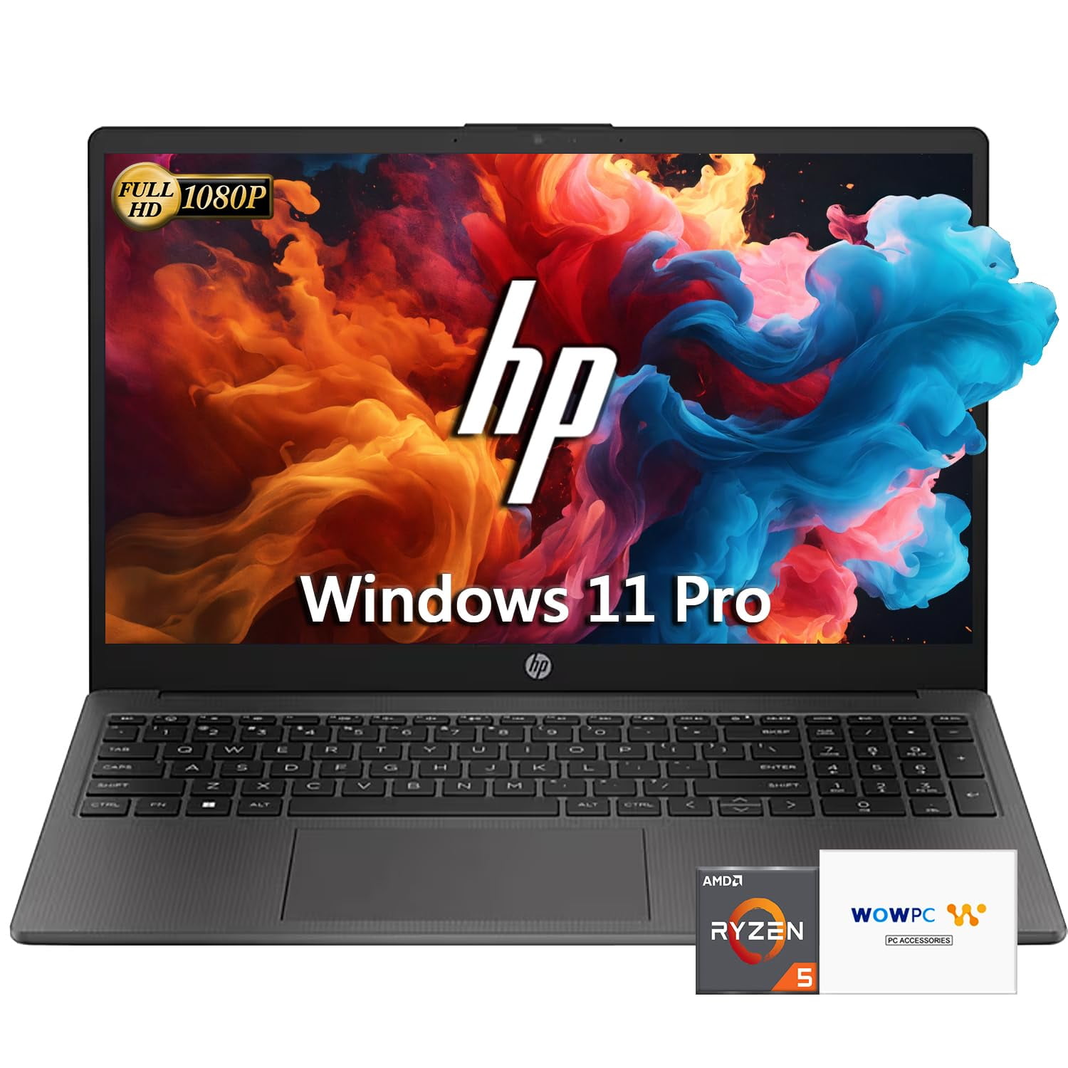 HP New 15.6" G10 Business Laptop, AMD Ryzen 5 7530U Processor (Beat i7 ...