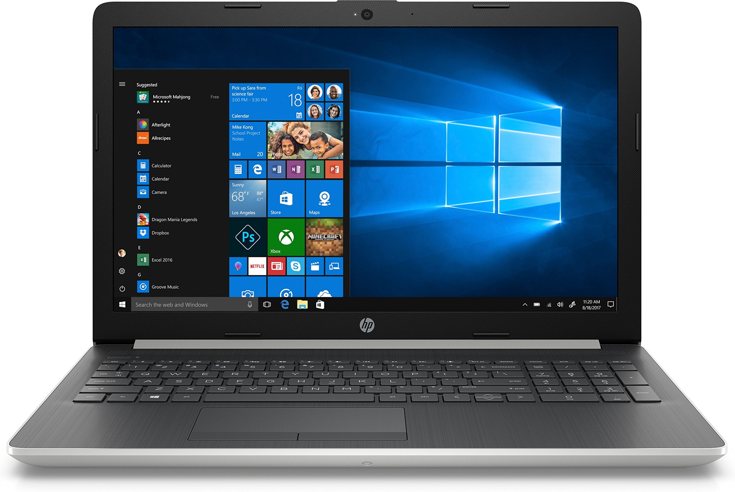 HP New 15.6" HD Intel i3-8130U 3.4GHz 4GB DDR4 1TB HDD + 16GB Optane ...