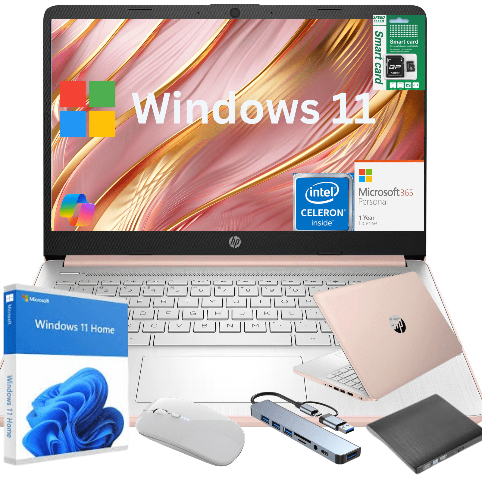 HP Newest 14" Laptop, Slim Light Laptop Computer for Students and ...