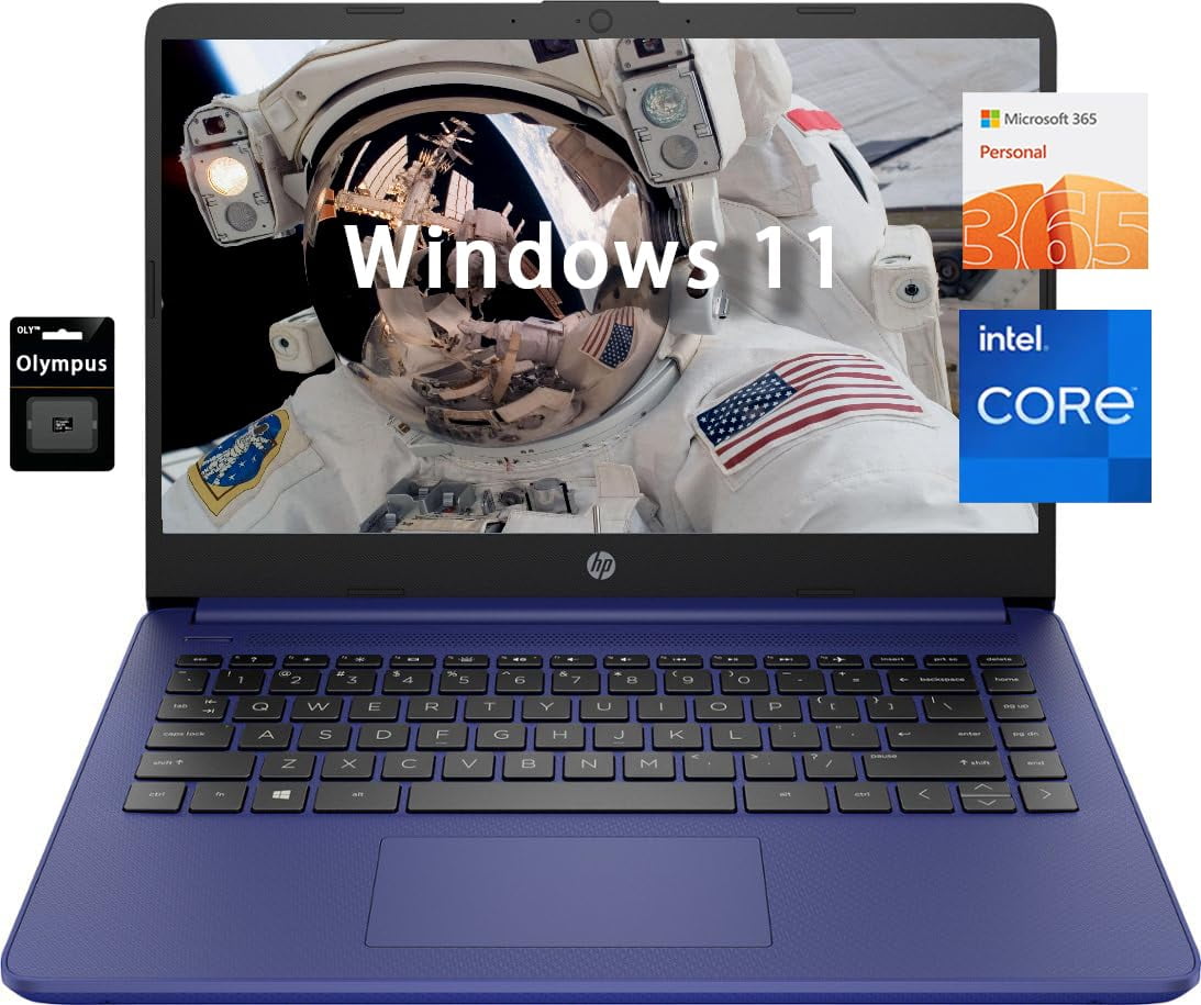 HP Newest 14" Ultral Light Laptop for Business. Intel Quad-Core N4120 ...