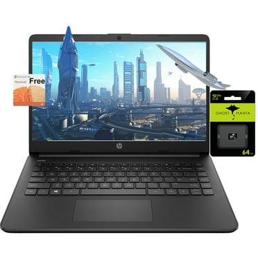 "HP 14"" Ultralight Laptop, Intel N4120, 16GB RAM, 320GB Storage, UHD ...