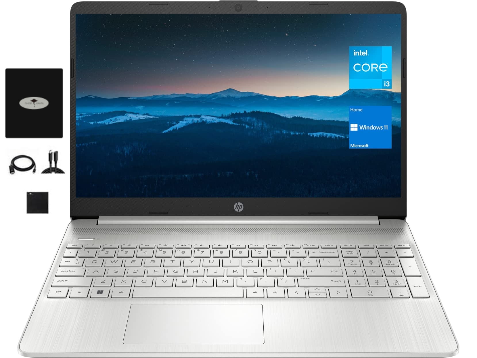 "HP 15.6"" HD Touchscreen Business Laptop, 12th Gen Intel Core i3, 16GB ...