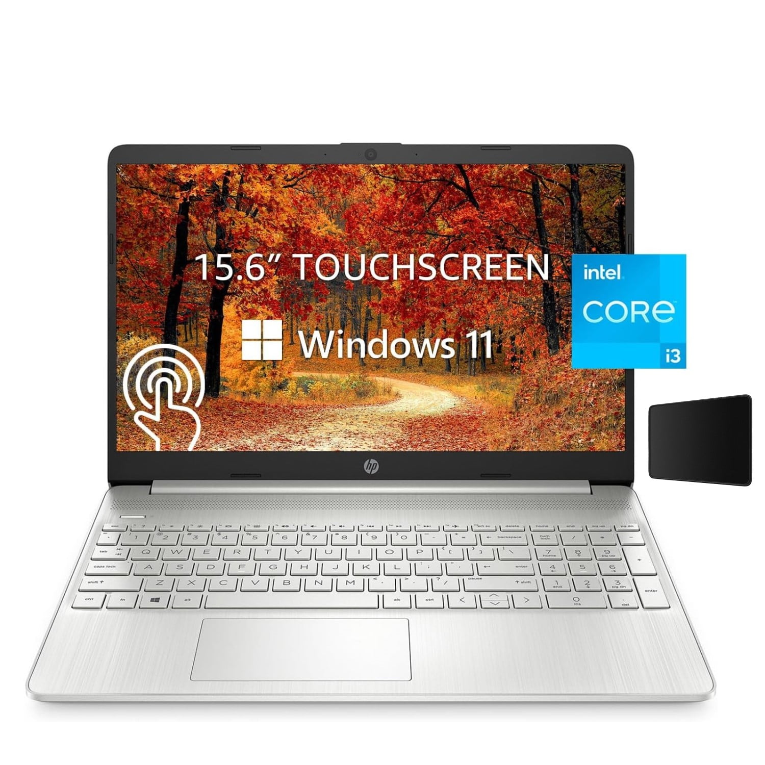 "HP 15.6"" Touchscreen Laptop, Intel Core i3 1115G4, 8GB DDR4, 512GB ...