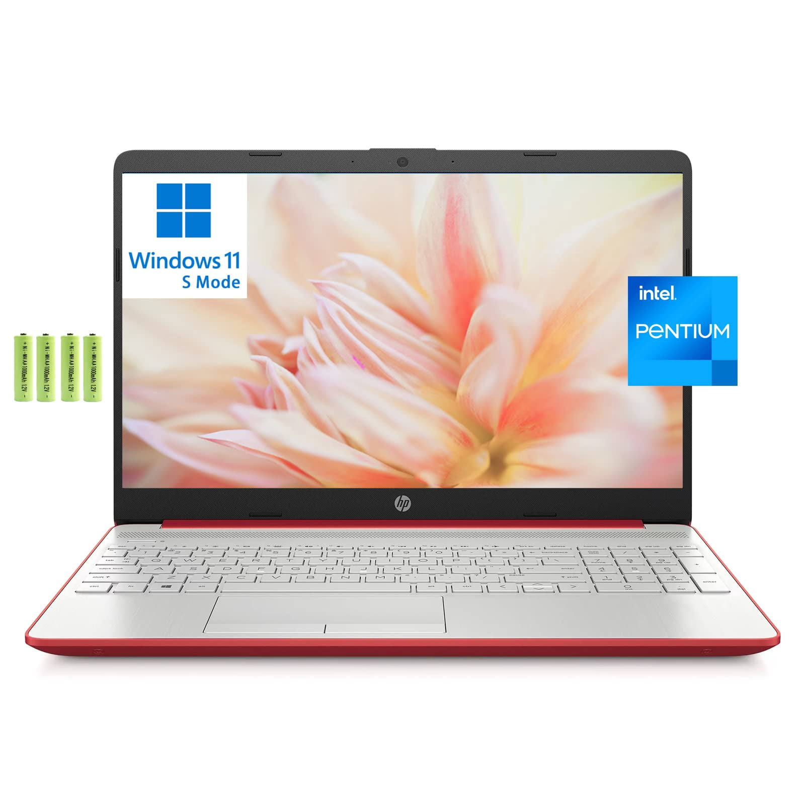 HP Newest 15.6" HD Laptop Computer, Intel Quad-core Pentium Processor ...