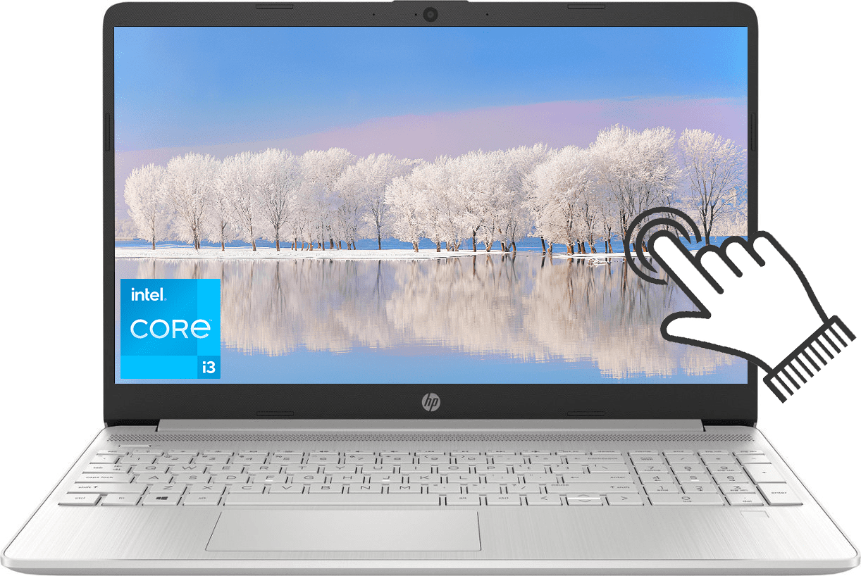 HP Newest 15.6" HD Touchscreen Laptop Computer, 6-Core Intel Core i3 ...