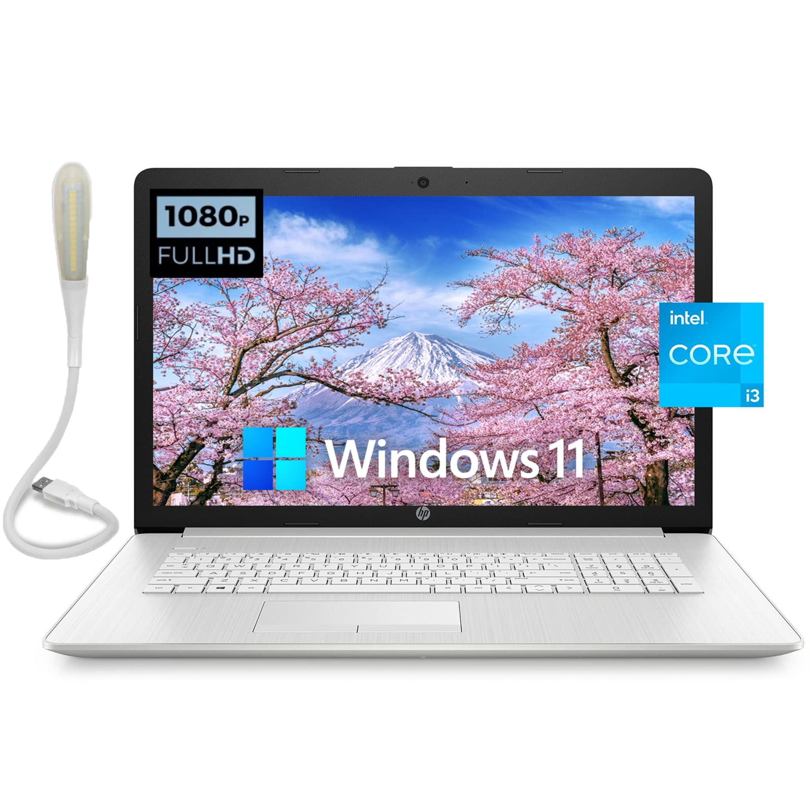 HP Newest 17.3-inch FHD (1920x1080) Non-Touch Display Laptop, Dual-core ...