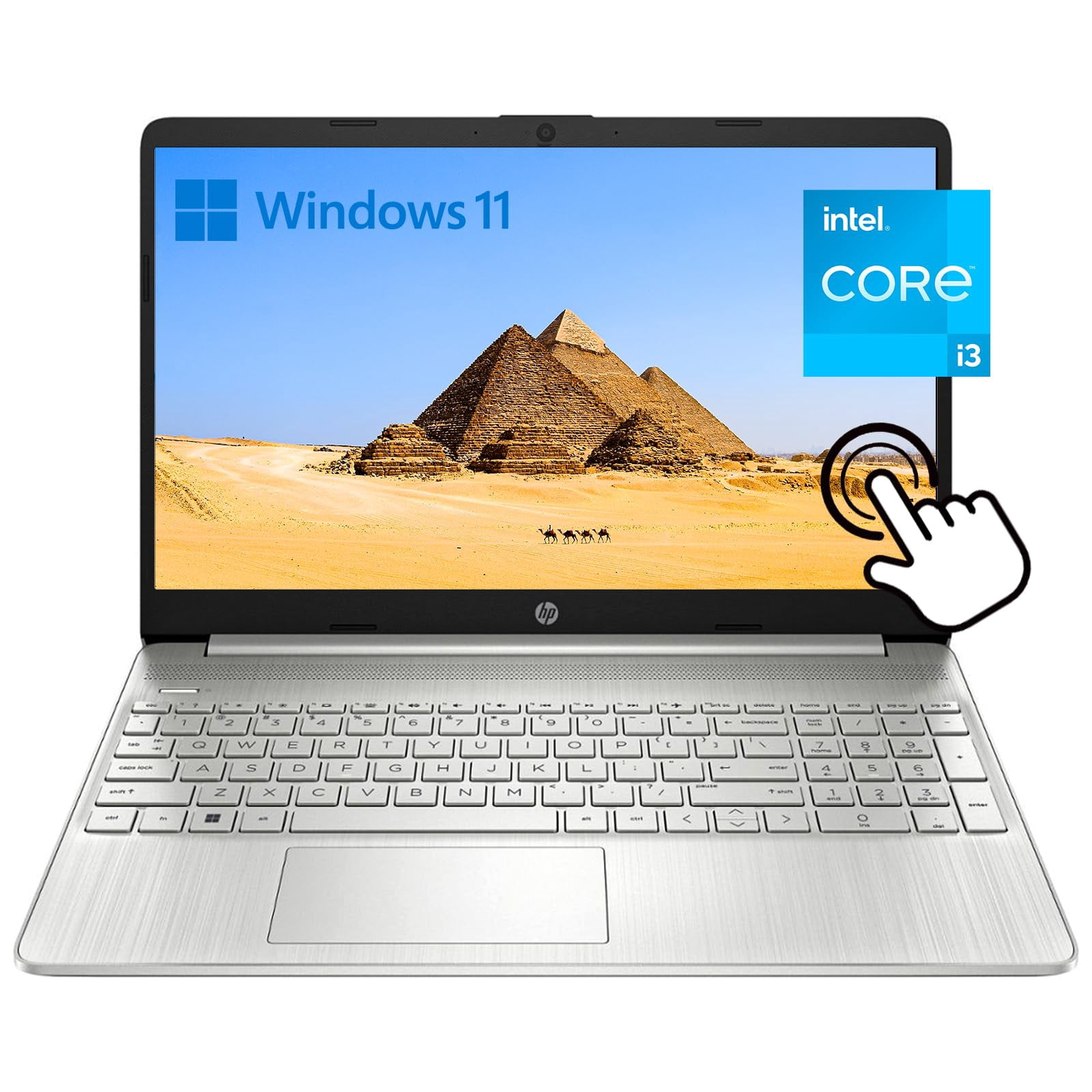 HP Newest 2023 Laptop, Touchscreen 15.6", Intel Core i3-1115G4 ...
