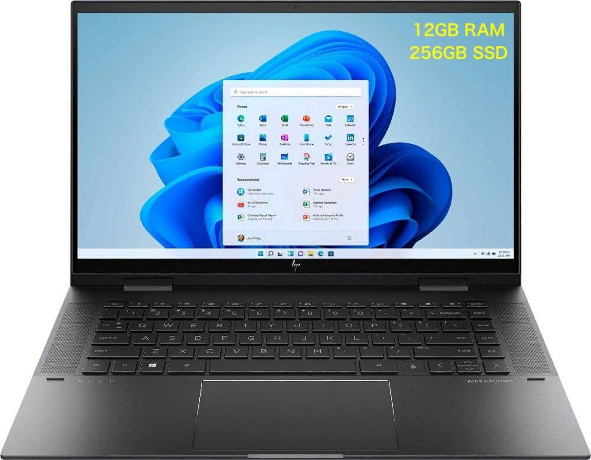 HP Newest Envy X360 15.6" FHD Touchscreen 2-in-1 Laptop, AMD 6-Core ...