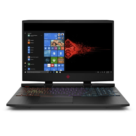 HP OMEN 15-dc1040nr Notebook, Core i7-8750H, NVIDIA GeForce RTX 2070 Graphics, 1TB HDD + 128GB ...