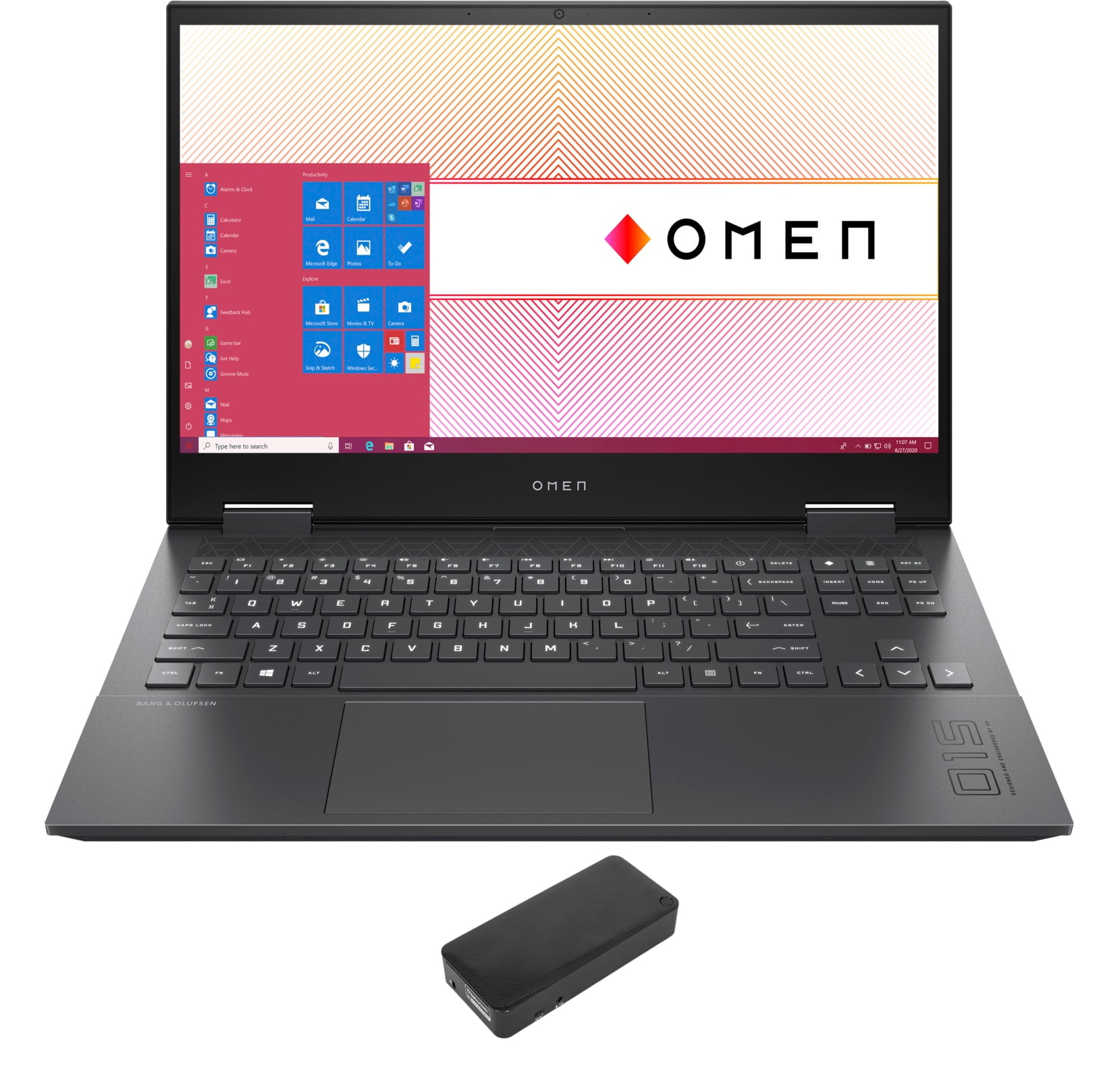 HP OMEN 15z-en100 Gaming/Entertainment Laptop (AMD Ryzen 9 5900HX 8-Core, 15.6in 144Hz Full HD ...