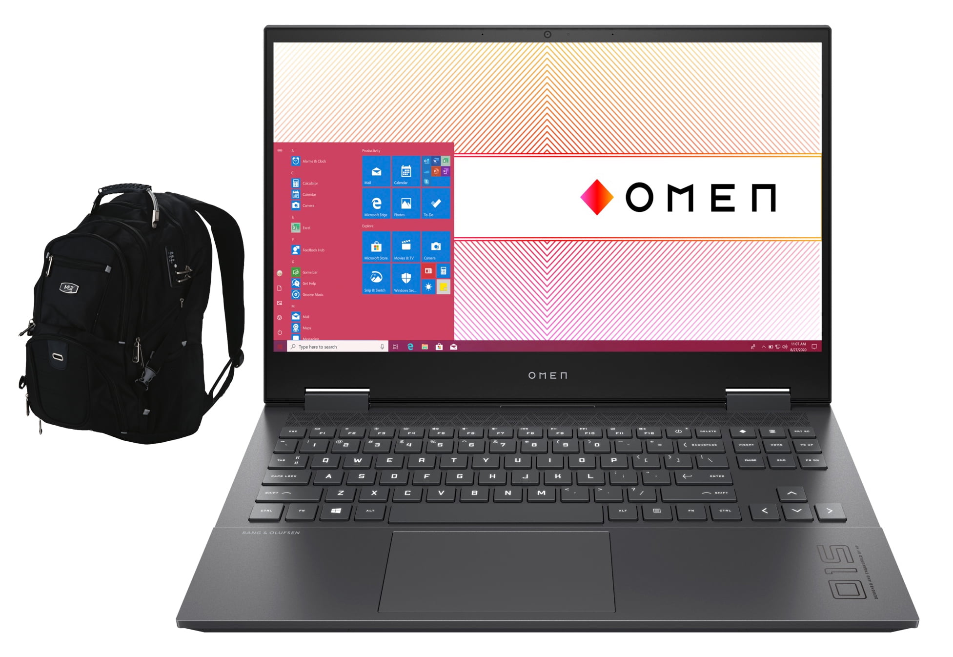 HP OMEN 15z-en100 Gaming/Entertainment Laptop (AMD Ryzen 9 5900HX 8-Core, 15.6in 144Hz Full HD ...