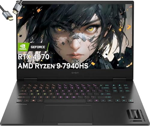 HP OMEN - 16.1" Gaming Laptop - TGP 140w - AMD Ryzen 9-7940HS - NVIDIA ...