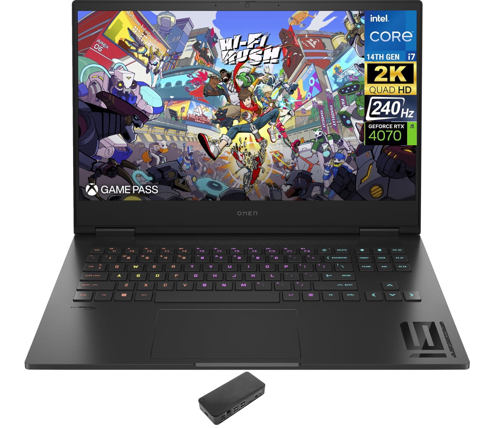 HP OMEN 16 16t-wf100 Gaming/Entertainment Laptop (Intel i7-14700HX 20 ...