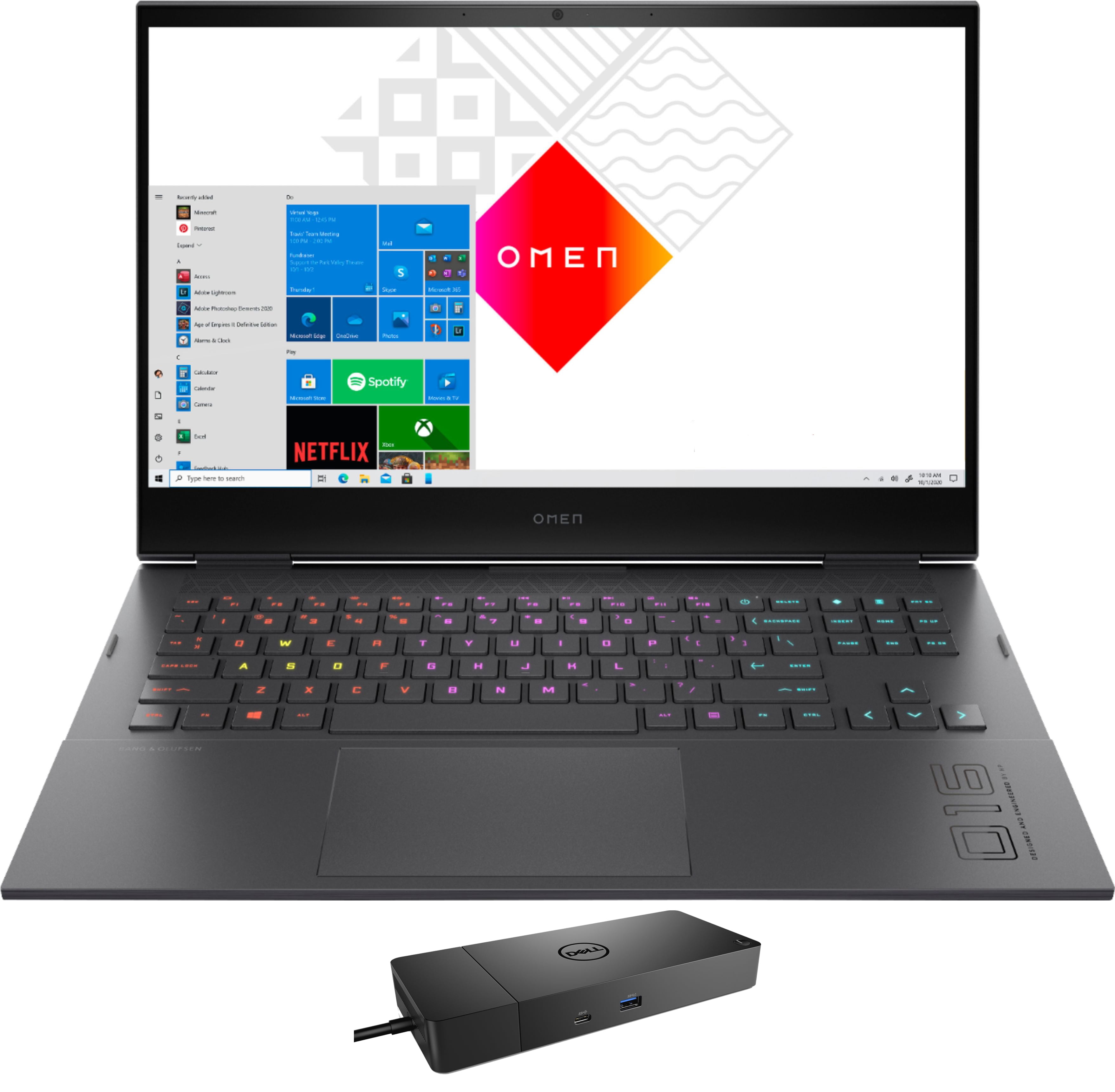 HP OMEN 16 Gaming/Entertainment Laptop (AMD Ryzen 7 5800H 8-Core, 16.1in 144Hz Full HD ...