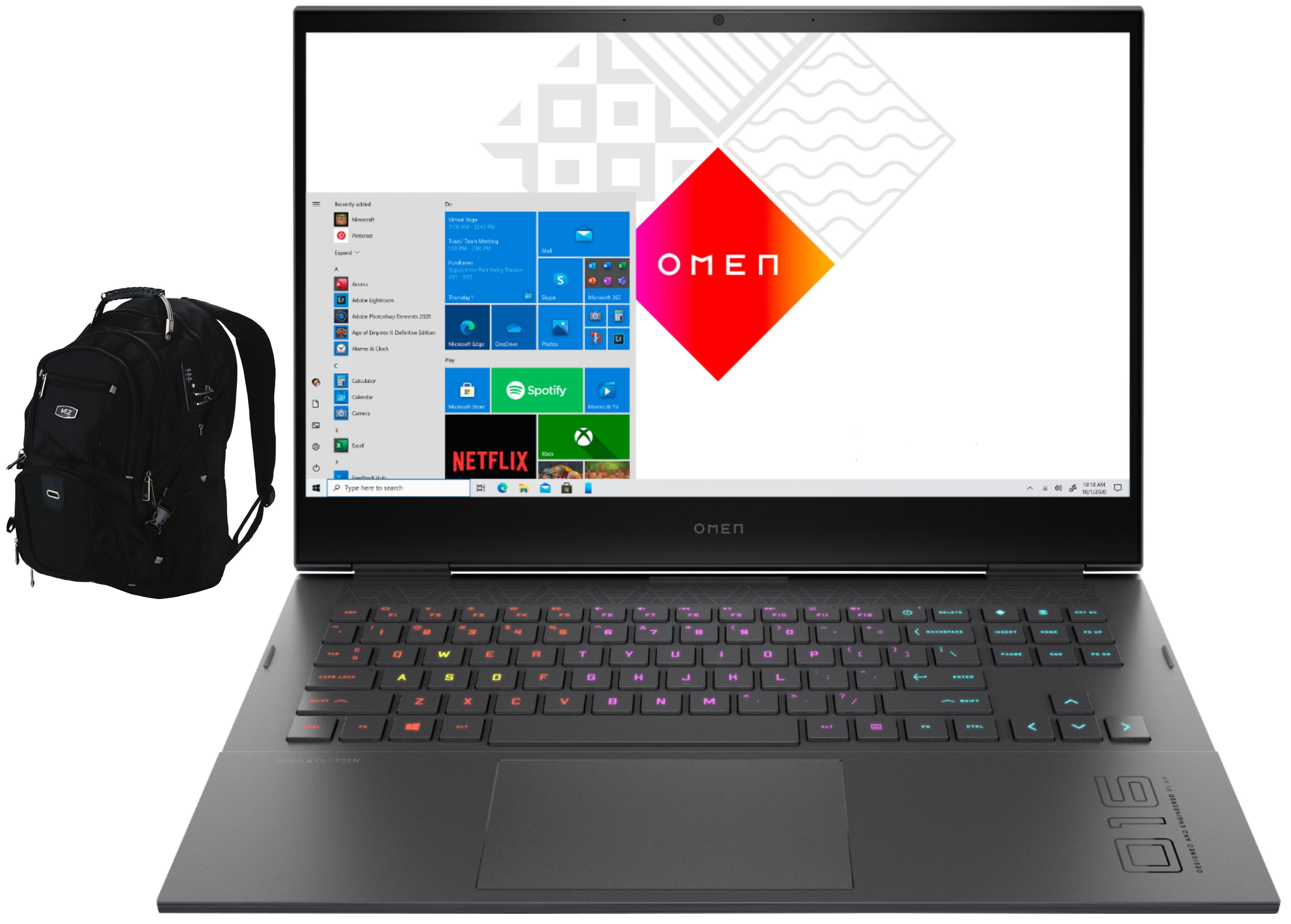 HP OMEN 16 Gaming/Entertainment Laptop (AMD Ryzen 7 5800H 8-Core, 16 ...