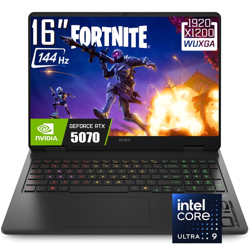 HP OMEN 16 Slim Gaming Laptop, 16" 1920 x 1200 144Hz IPS Display, Intel ...