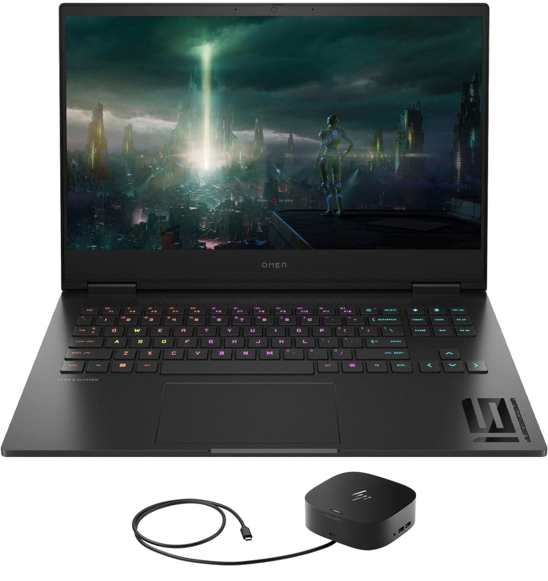 HP OMEN 16 xf00 Gaming/Entertainment Laptop (AMD Ryzen 9 7940HS 8-Core ...