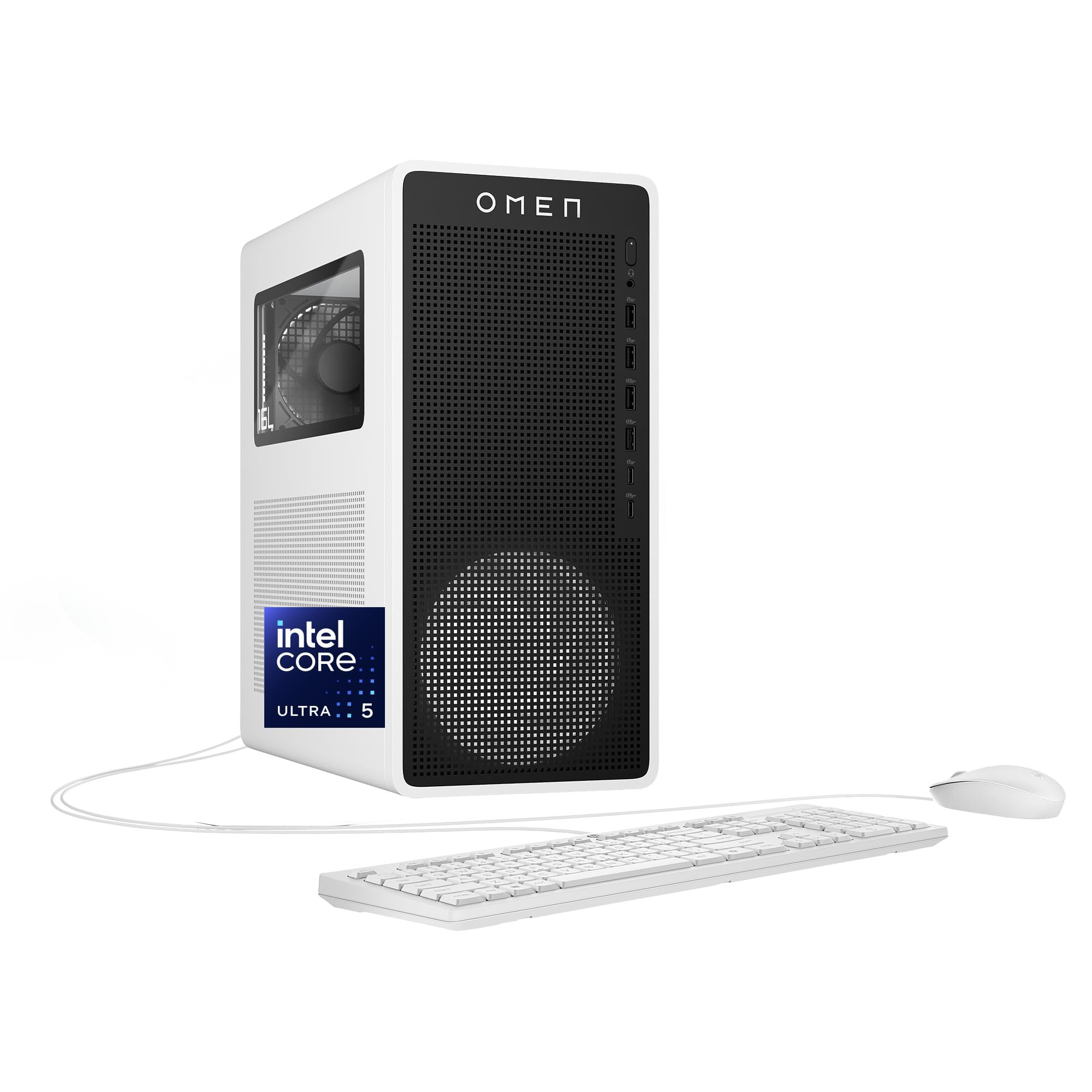 HP OMEN 16L Gaming Desktop PC, Intel Core Ultra 5 225F, 16 GB RAM, 1 TB ...