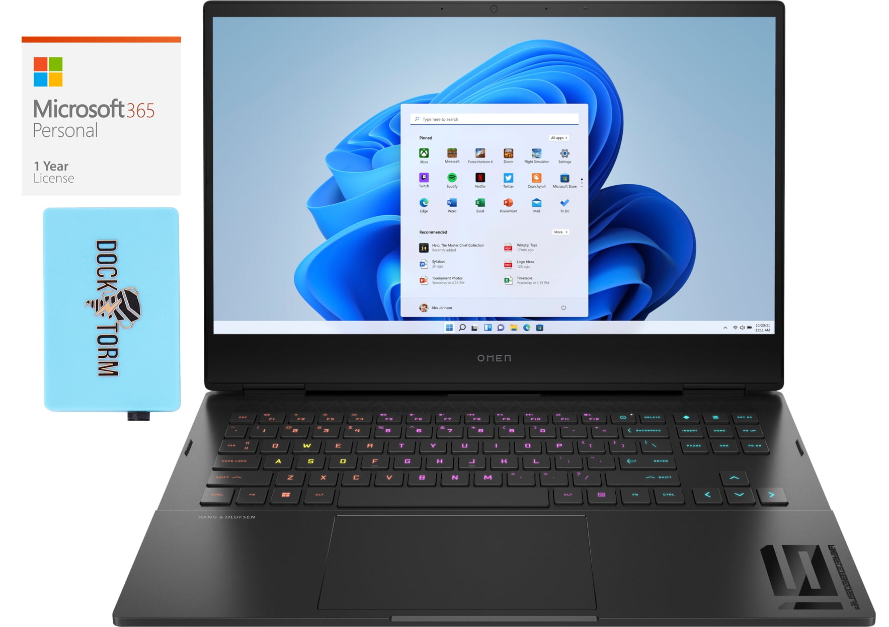 HP OMEN 16t-k000 Gaming/Entertainment Laptop (Intel i7-12700H 14-Core, 16.1in 60Hz Full HD ...