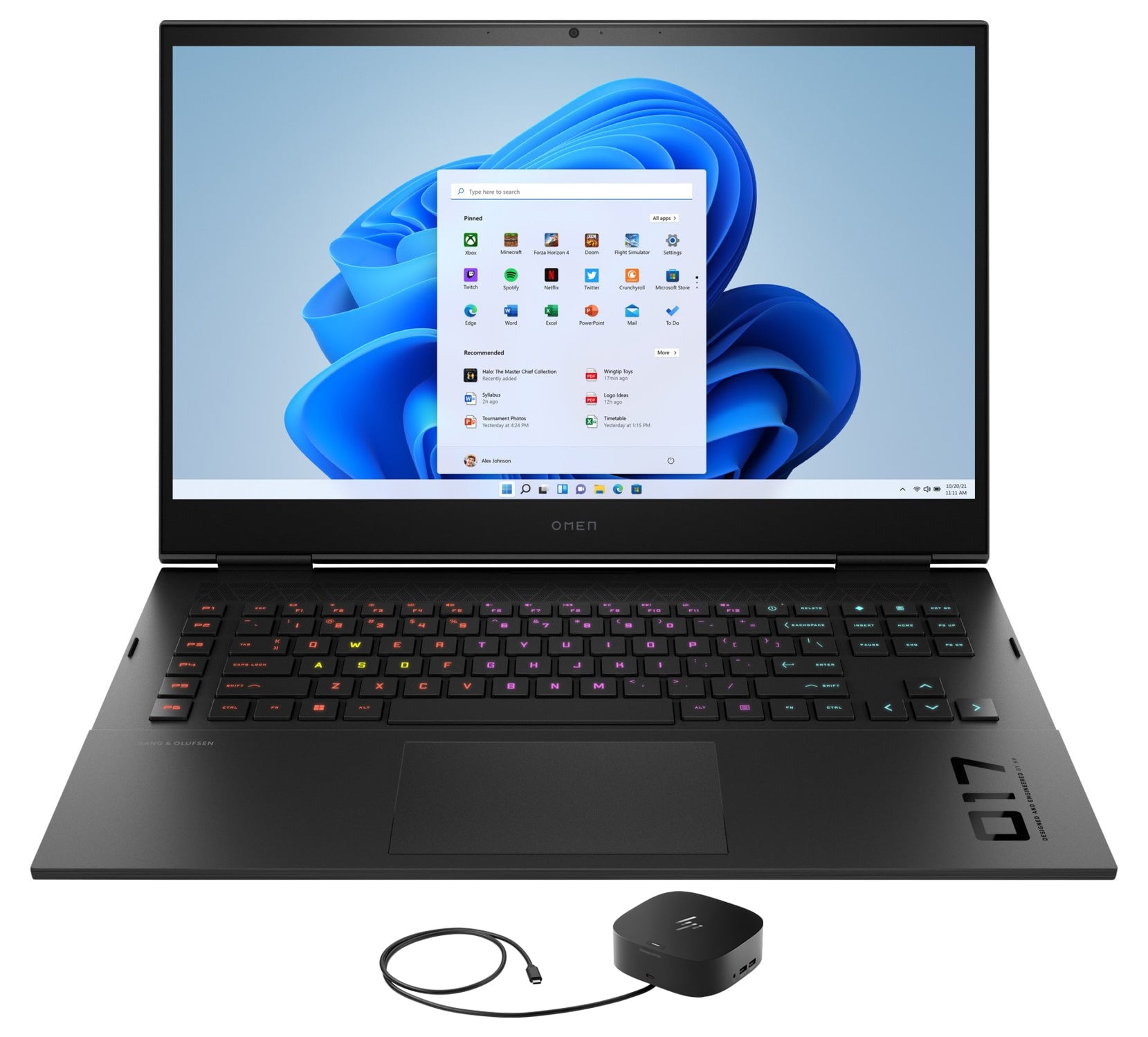 HP OMEN 17t-cm200 Gaming/Entertainment Laptop (Intel i9-13900HX 24-Core, 17.3in 240Hz 2K Quad HD ...