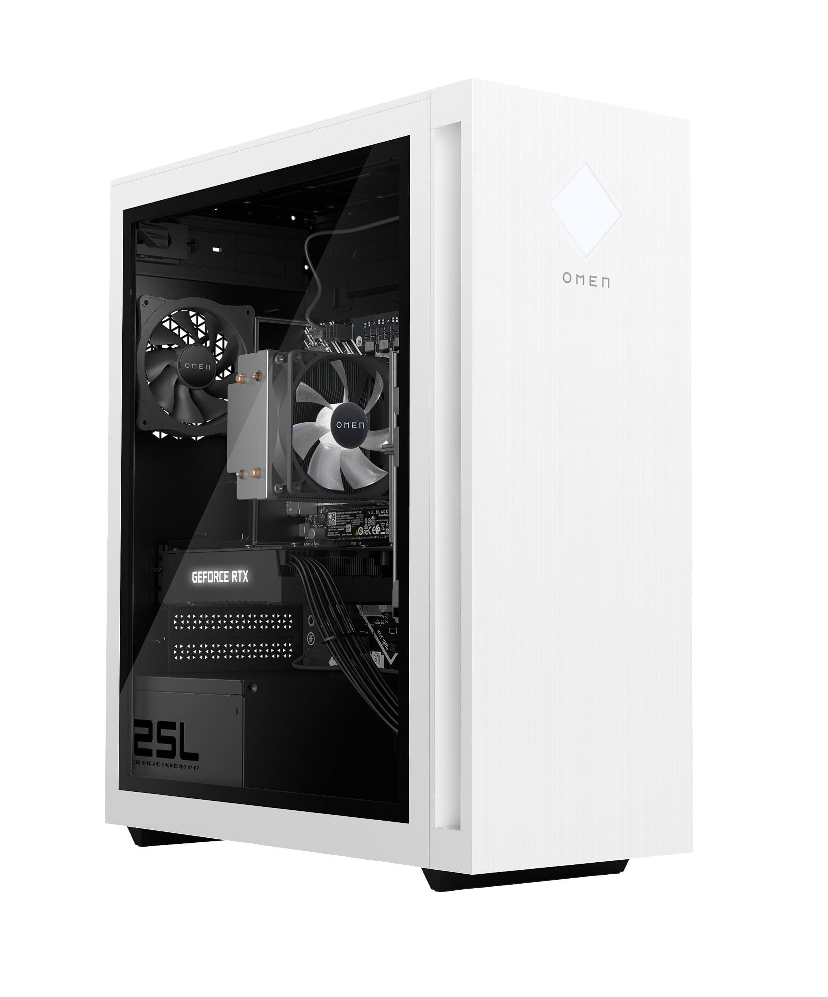 HP. OMEN 25L GT15 Gaming Desktop Computer - 14th Gen Intel Core i7-14700F 20-Core Processor ...