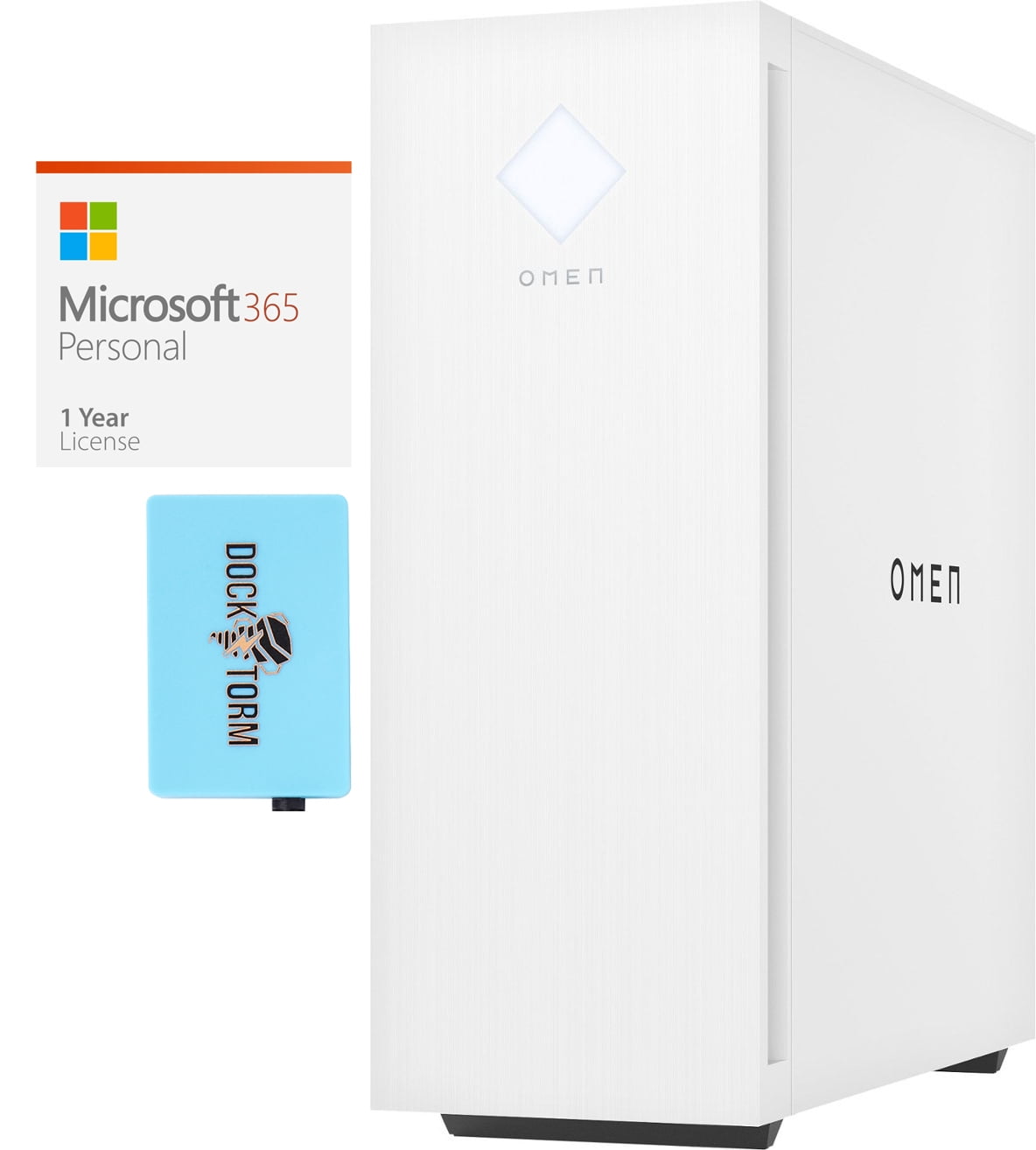 HP OMEN 25L Gaming/Entertainment Desktop PC (Intel i5-13400F 10-Core ...