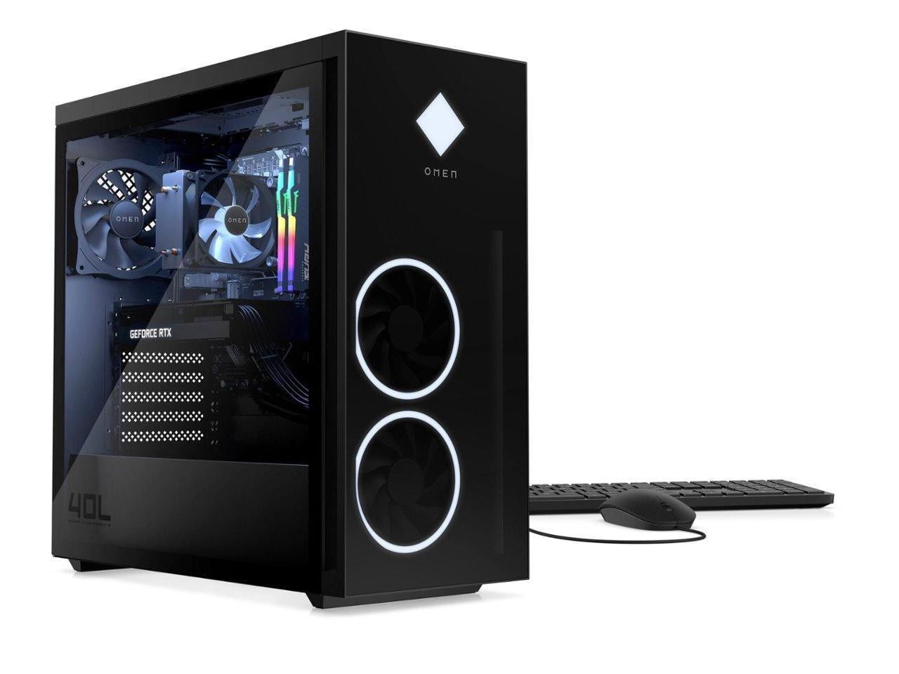 HP OMEN 40L Gaming Desktops, AMD Ryzen 7 7700, 16GB, 1TB SSD, Black ...