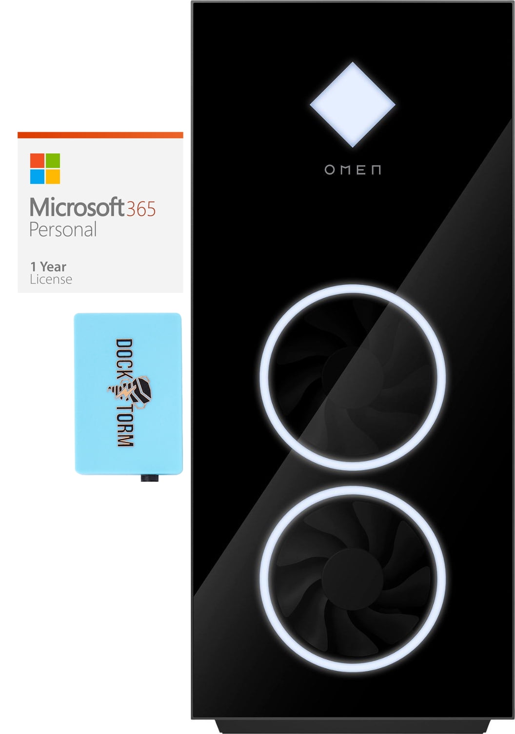 HP OMEN 40L Gaming/Entertainment Desktop PC (AMD Ryzen 5 5600G 6-Core ...