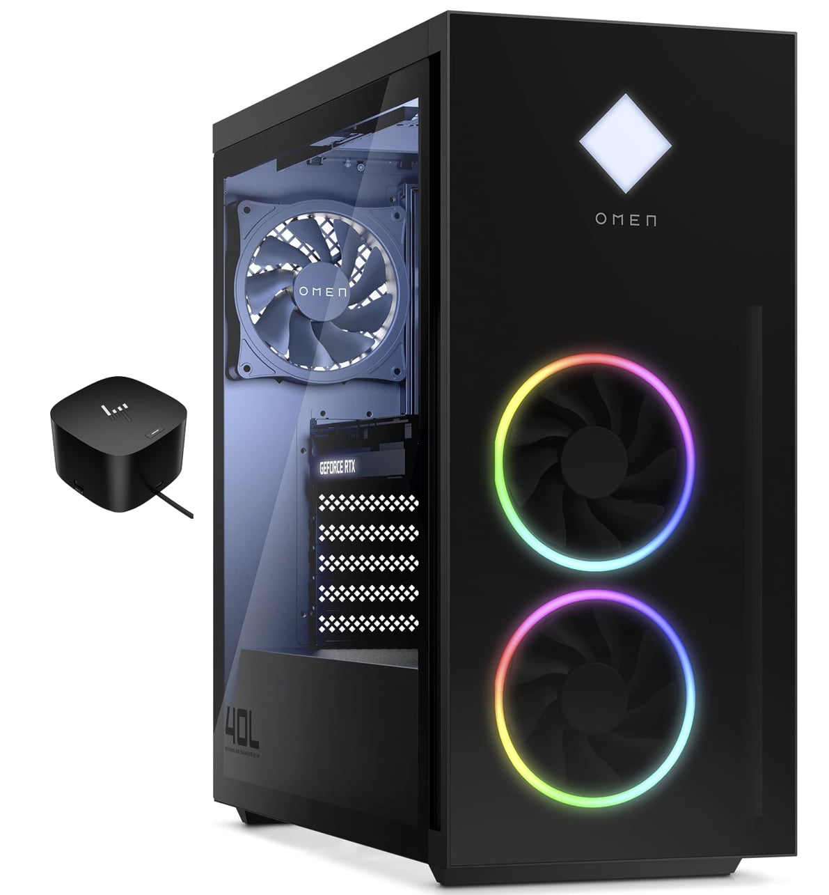 HP OMEN 40L Gaming/Entertainment Desktop PC (AMD Ryzen 7 5800X 8-Core ...