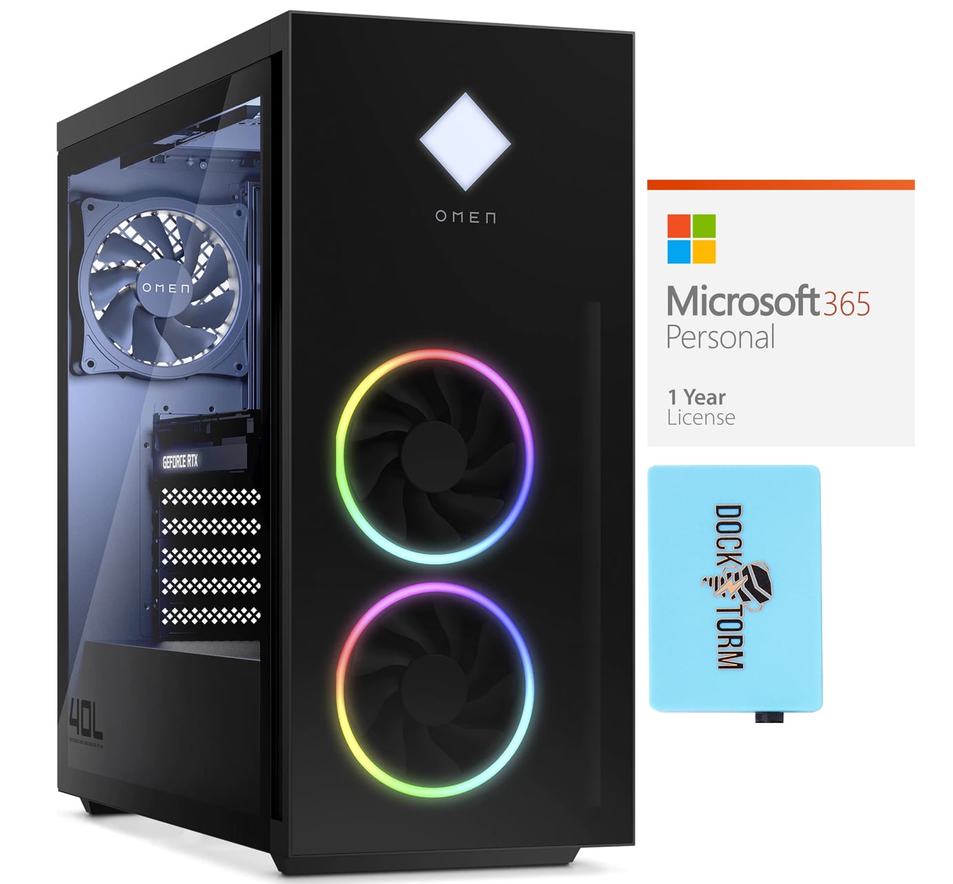 HP OMEN 40L Gaming/Entertainment Desktop PC (AMD Ryzen 7 5800X 8-Core ...