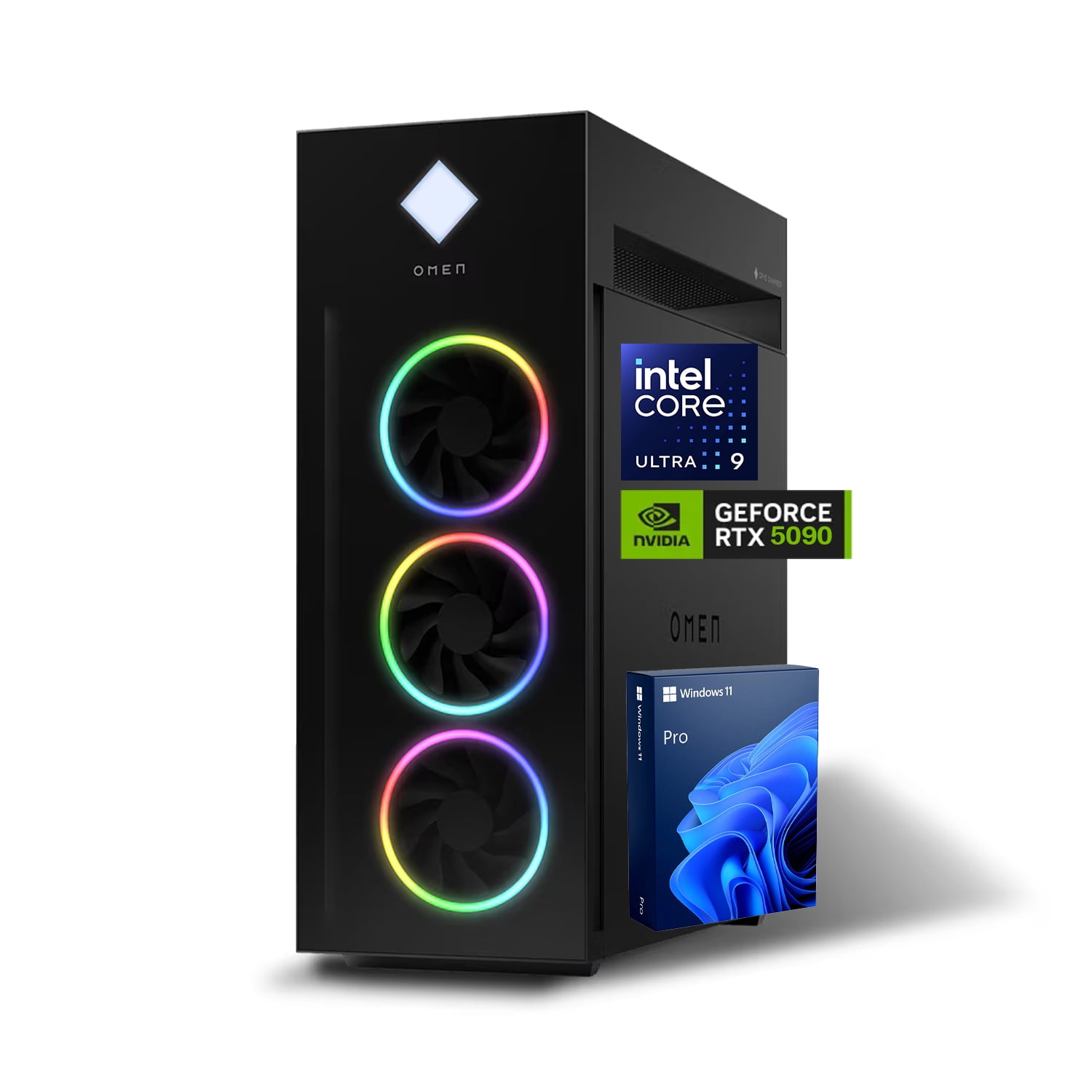 HP OMEN 45L GT22 RTX 5090 RTX 5090 Gaming Desktop, Intel Ultra 9 285K ...