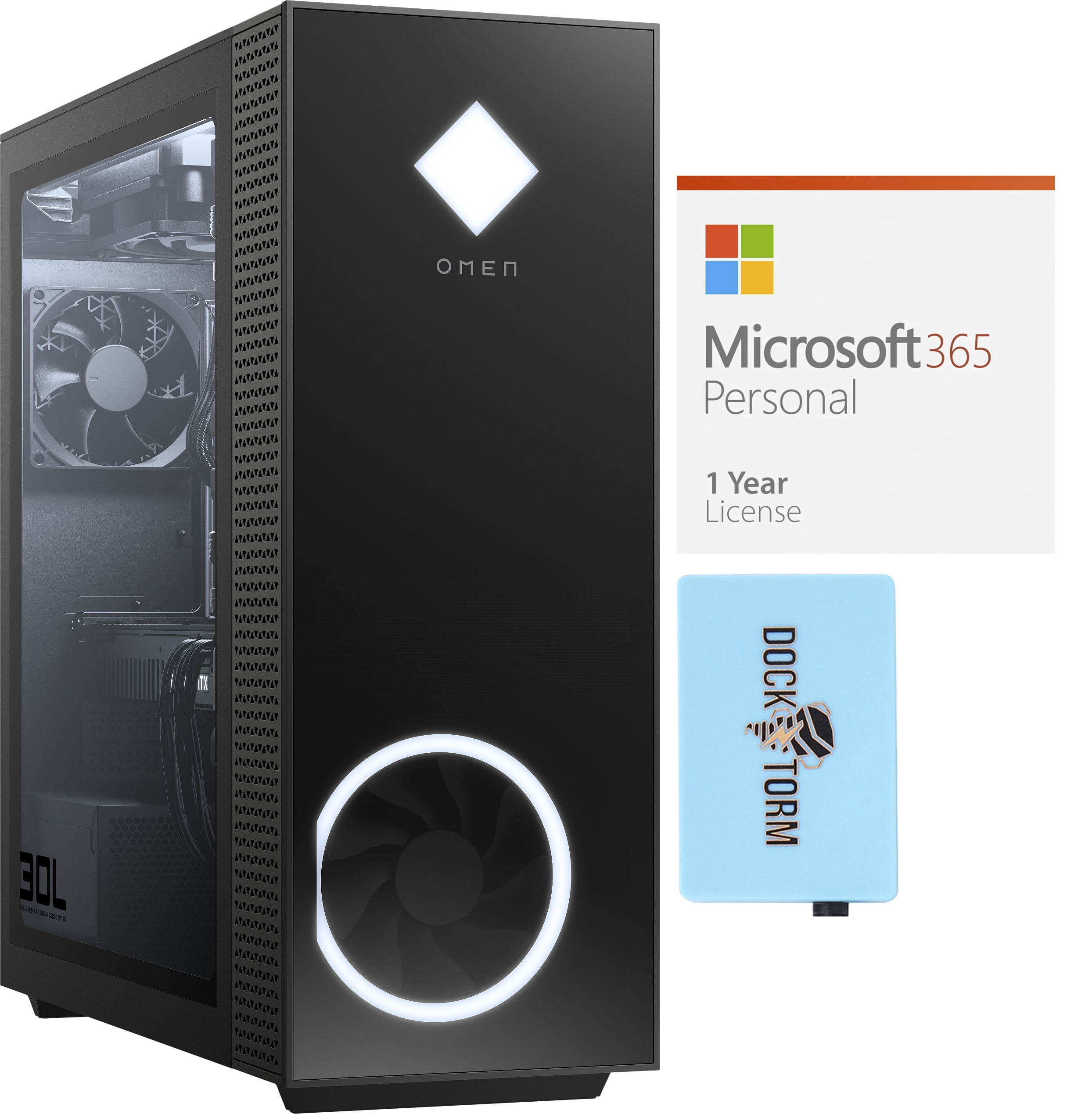 HP OMEN GT13-1154 Gaming/Entertainment Desktop PC (AMD Ryzen 7 5800X 8 ...