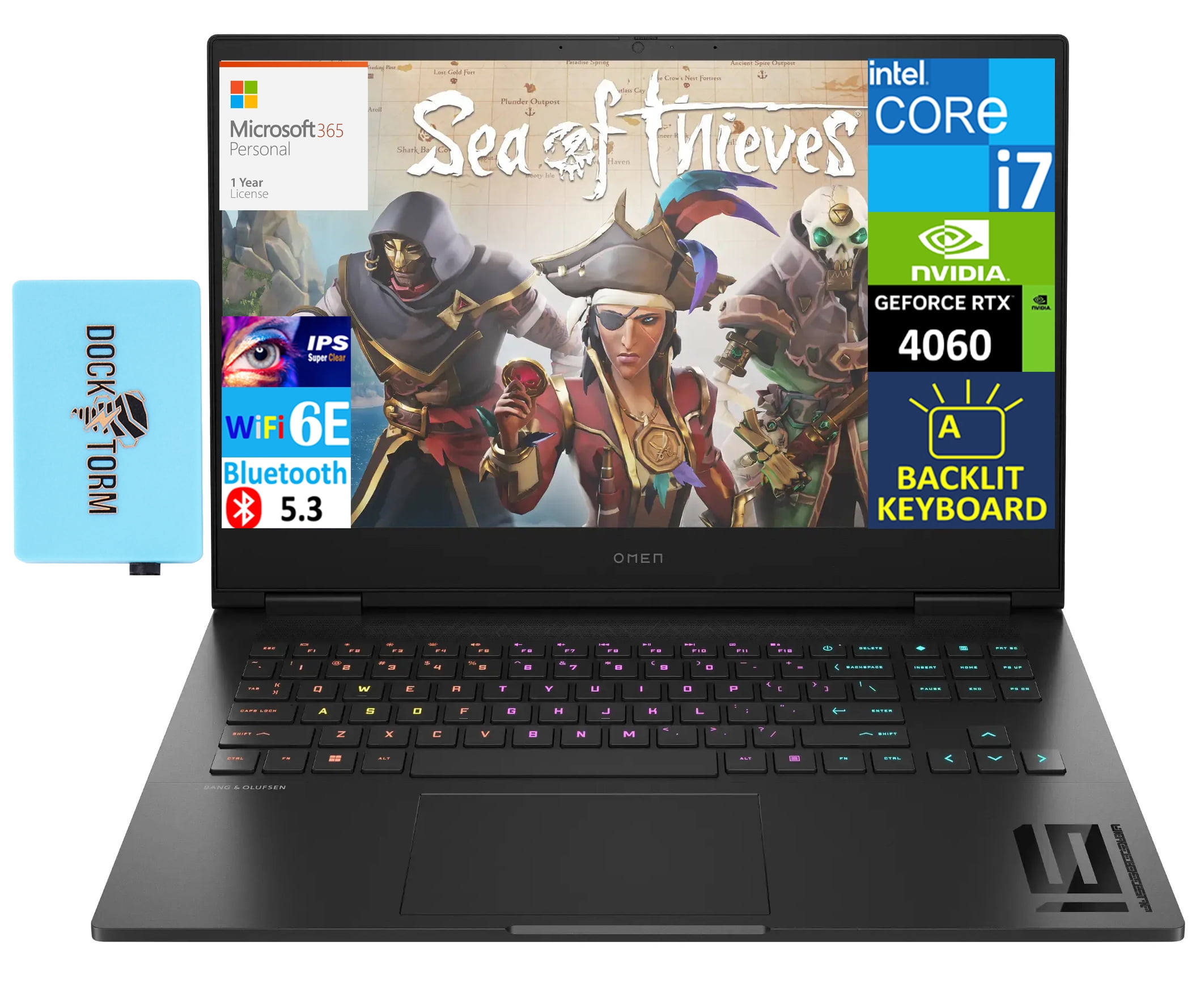 HP OMEN Gaming Laptop 16.1in 165Hz IPS FHD Display (Intel i7-13620H ...