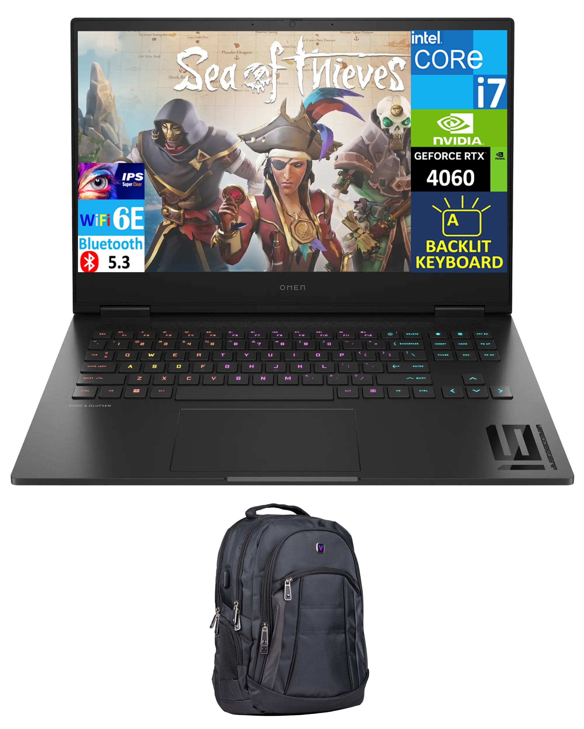 HP OMEN Gaming Laptop 16.1in 165Hz IPS FHD Display (Intel i7-13620H ...