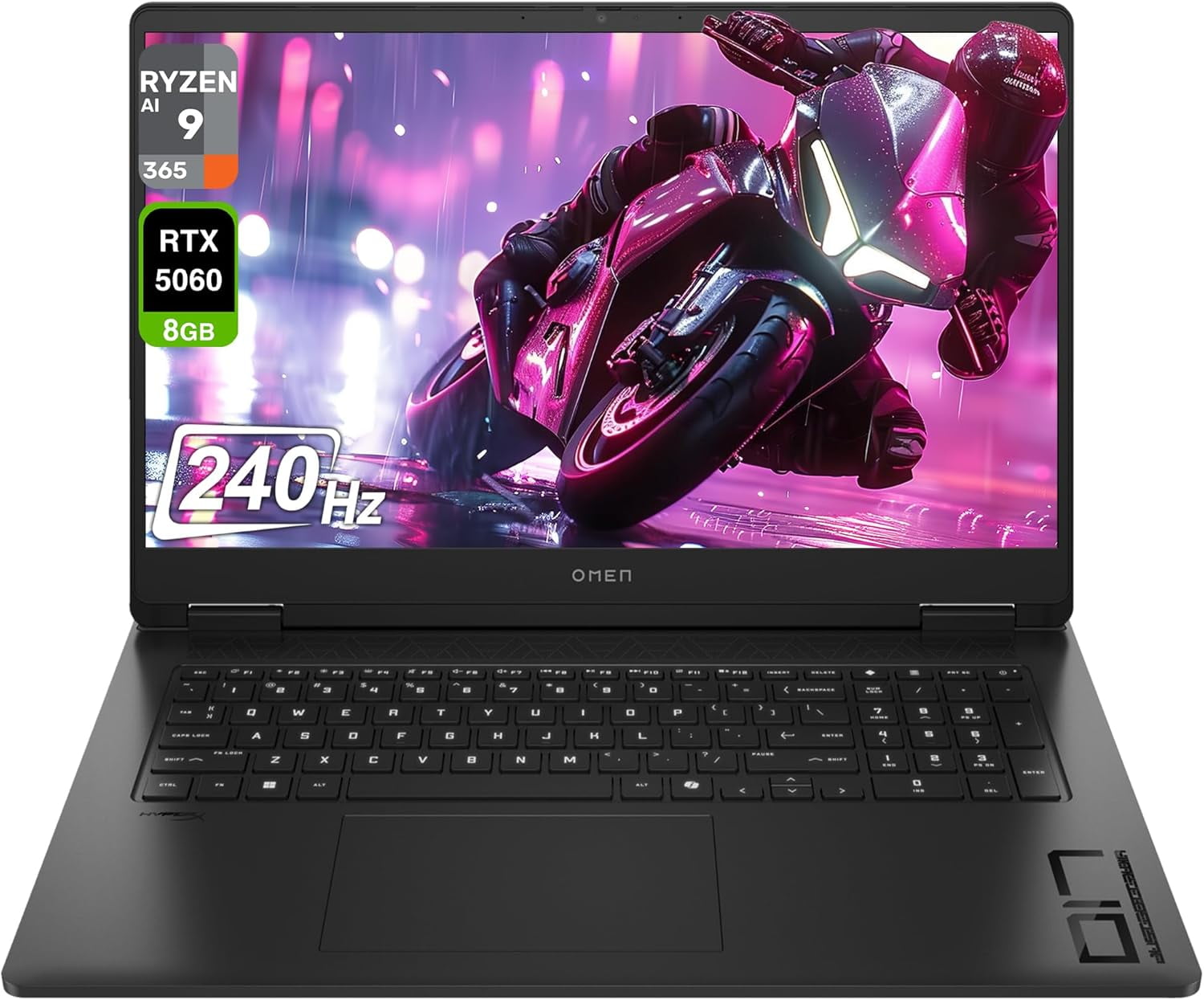 HP OMEN Gaming Laptop, AMD Ryzen AI 9-365, 64 GB DDR5 RAM, 4 TB PCIe ...
