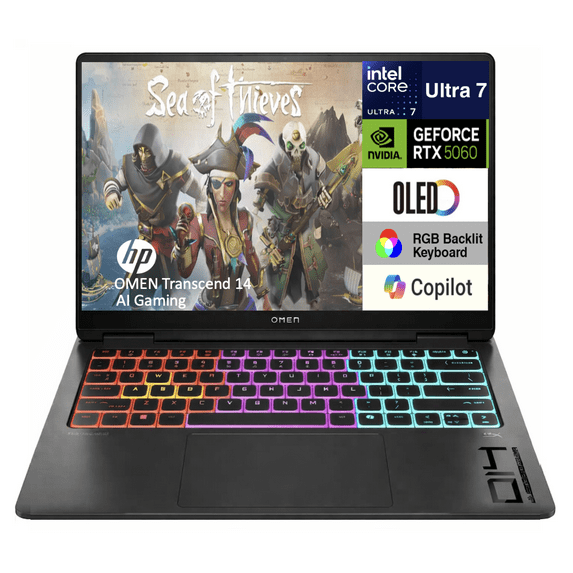 HP OMEN Transcend 14 AI Gaming Laptop 14.0in 120Hz OLED 2.8K Display ...